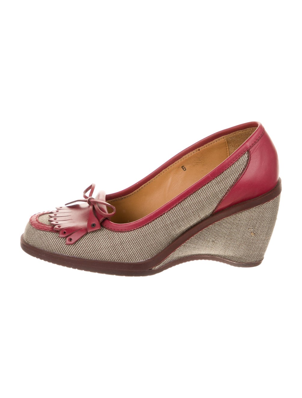 Hogan Canvas Printed Pumps - Pumps, Shoes - WHO28908 | The RealReal