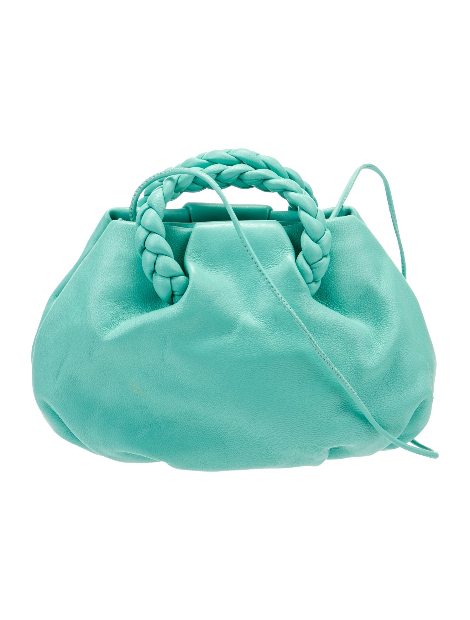 Hereu Leather Crossbody Bag - Blue Shoulder Bags, Handbags - WHREU21207 ...