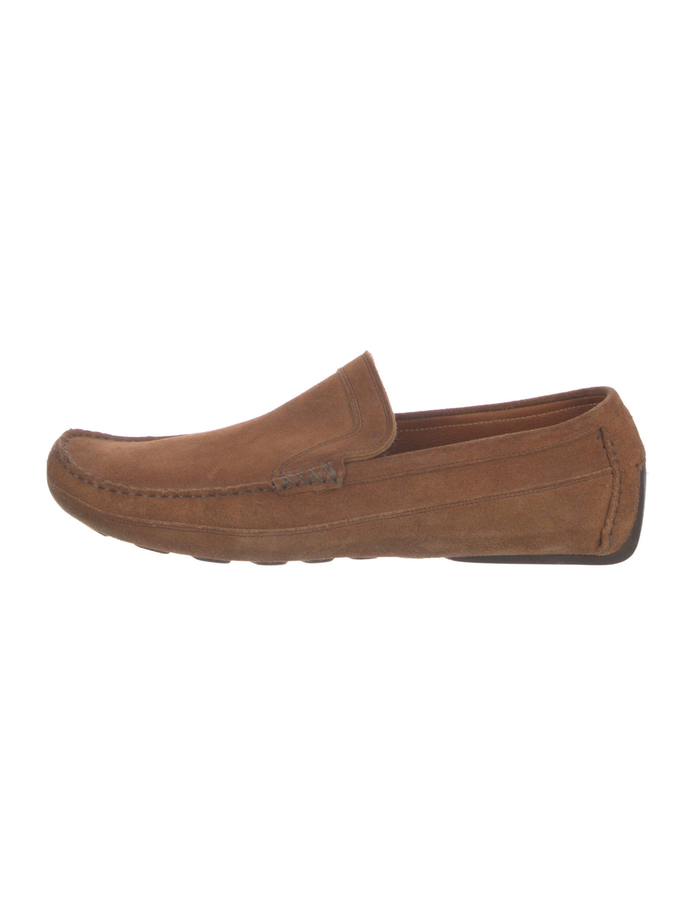 Harrys of London Suede Drivers - Brown Loafers, Shoes - WHRLN20441 ...