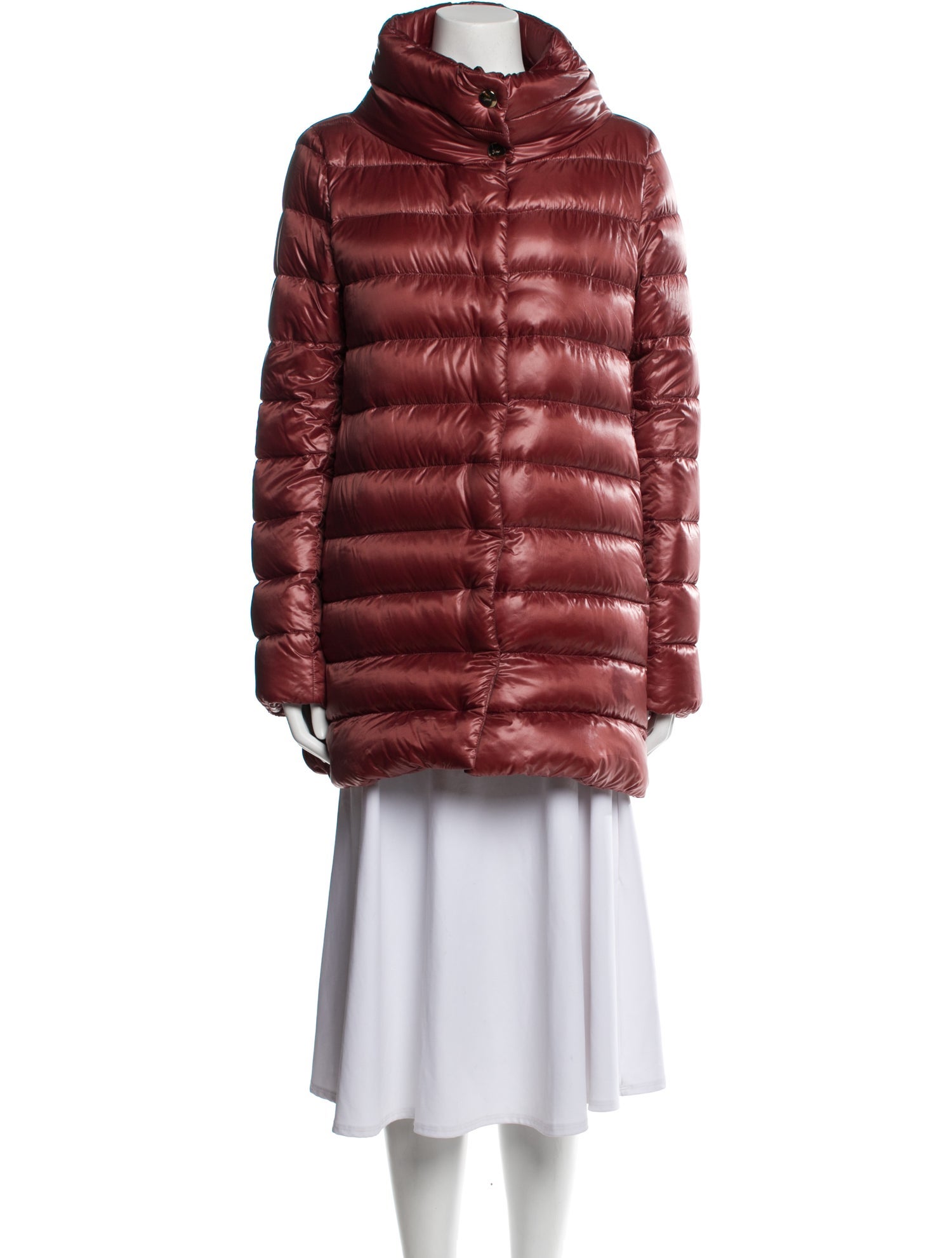 Herno Down Coat - Red Coats, Clothing - WHRNO31117 | The RealReal