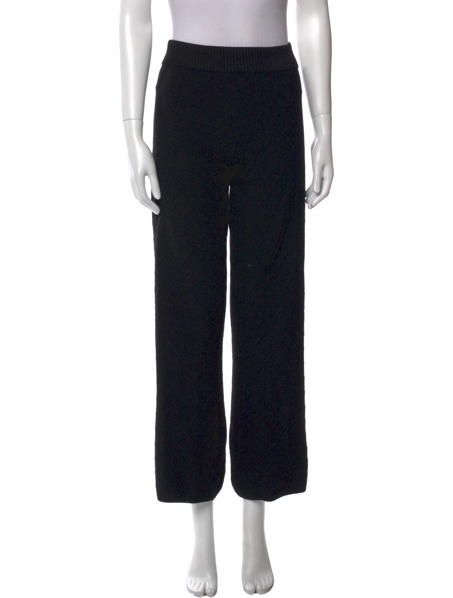 High Sport Wide Leg Pants - Black, 11.5" Rise Pants, Clothing ...