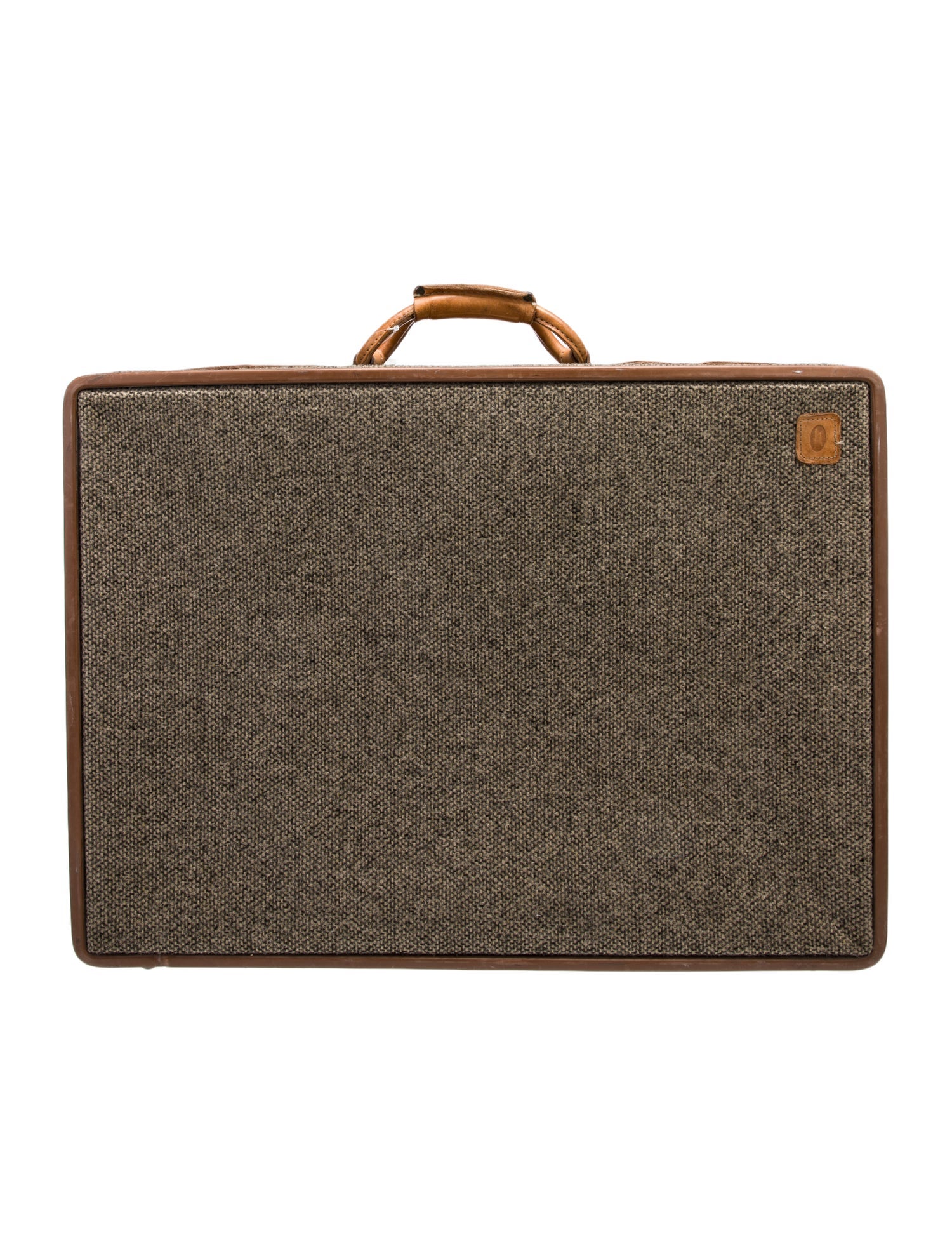 Hartmann Leather Trimmed Tweed Trunk - Brown Trunks & Steamers, Luggage ...