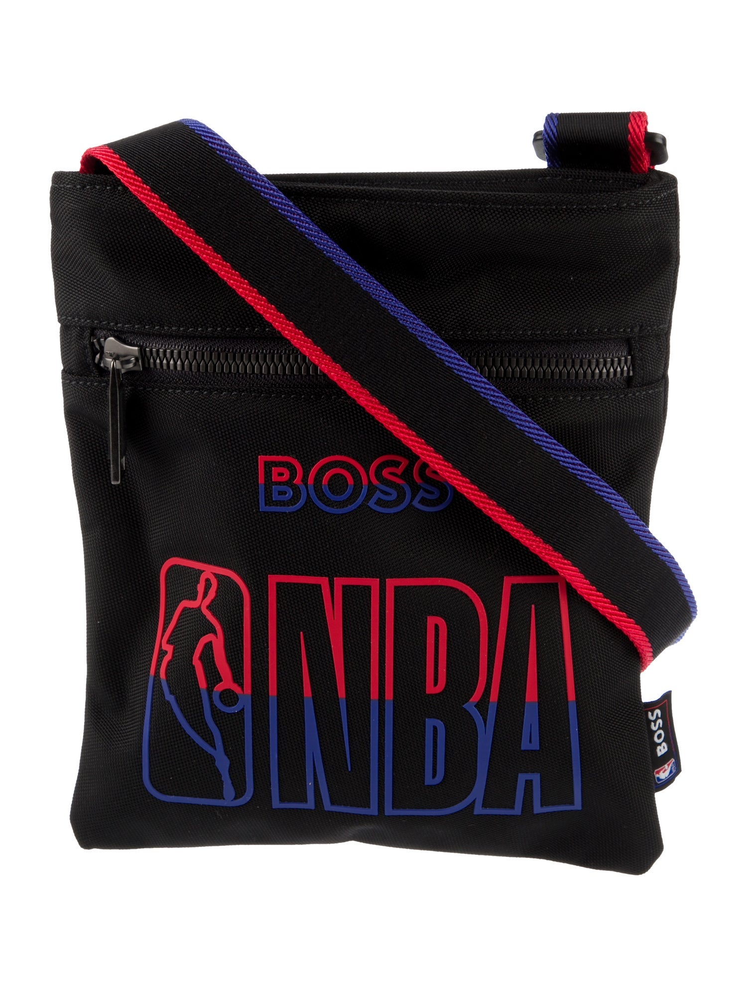 Hugo Boss x NBA Tricolor Nylon Crossbody Bag - Black Messenger Bags ...