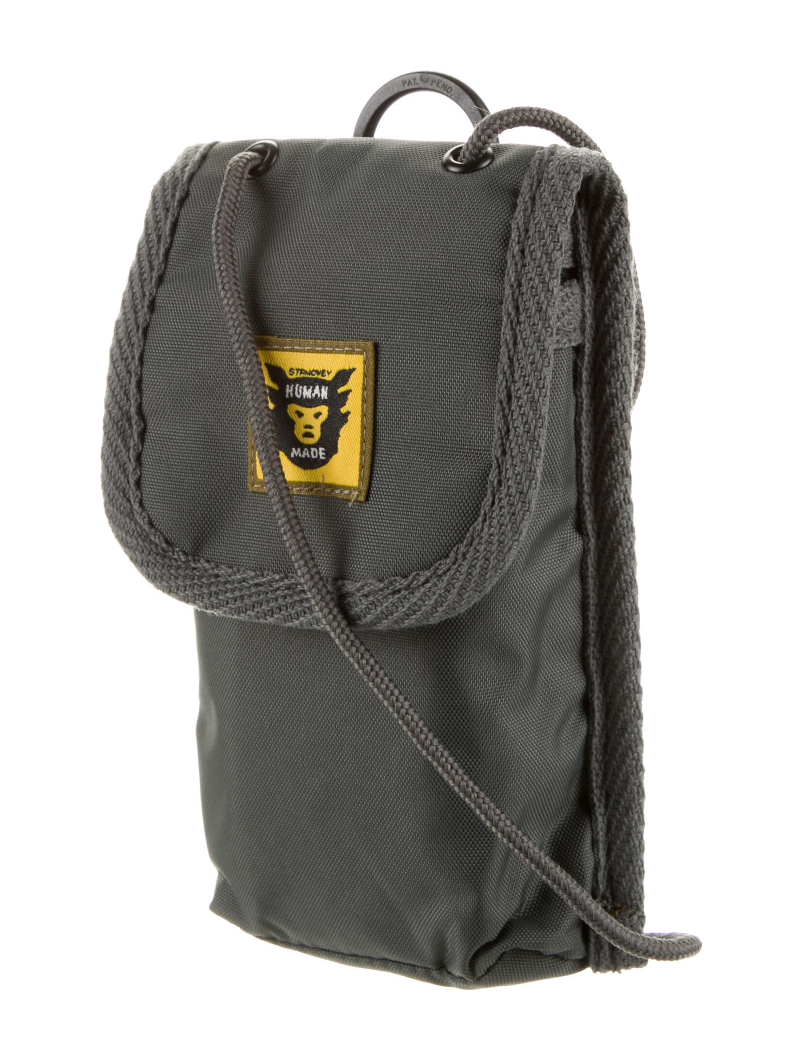 Human Made Nylon Mini Pouch - Green Portfolios & Pouches, Bags ...