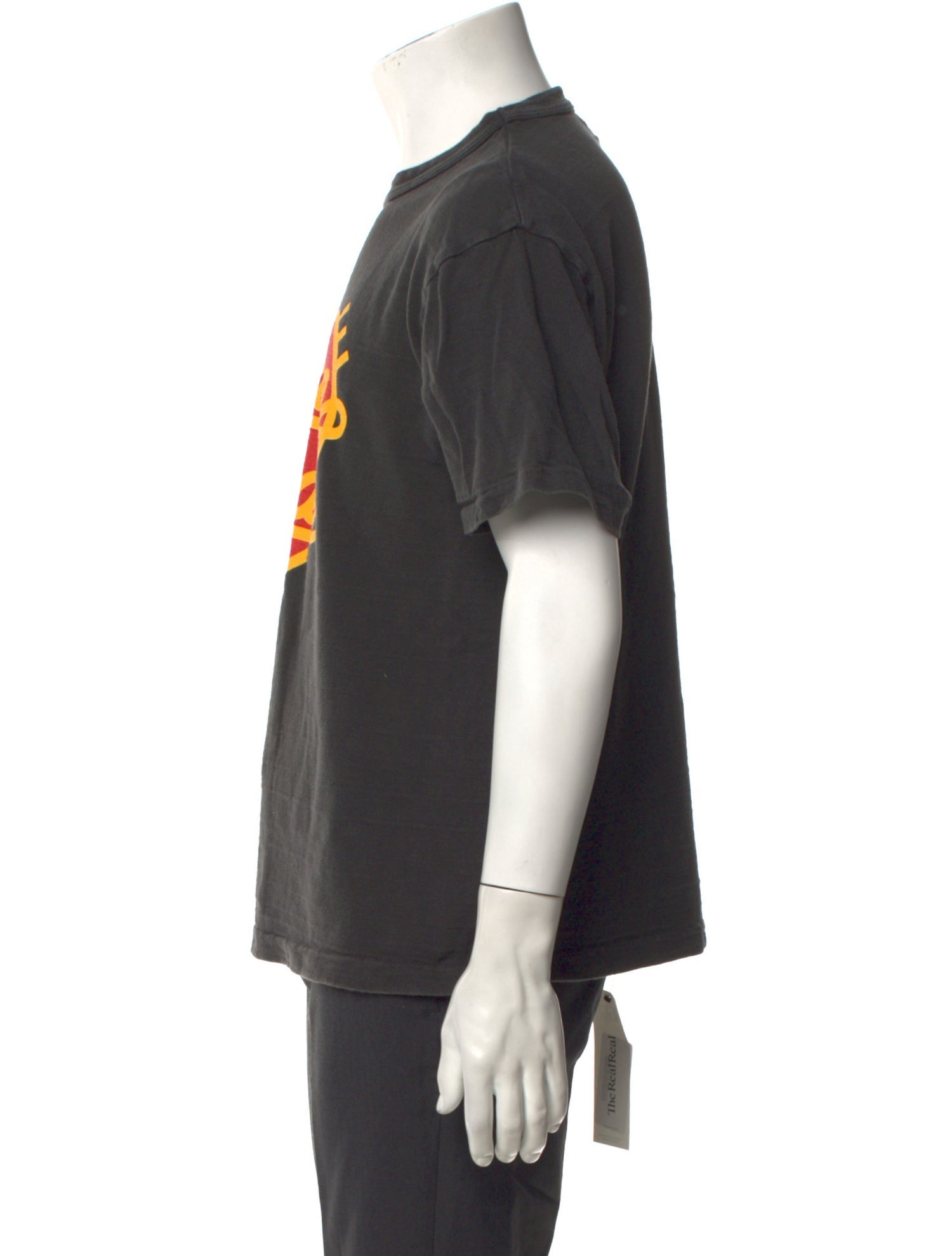 Amiri Graphic Print Crew Neck T-Shirt - Black T-Shirts, Clothing ...