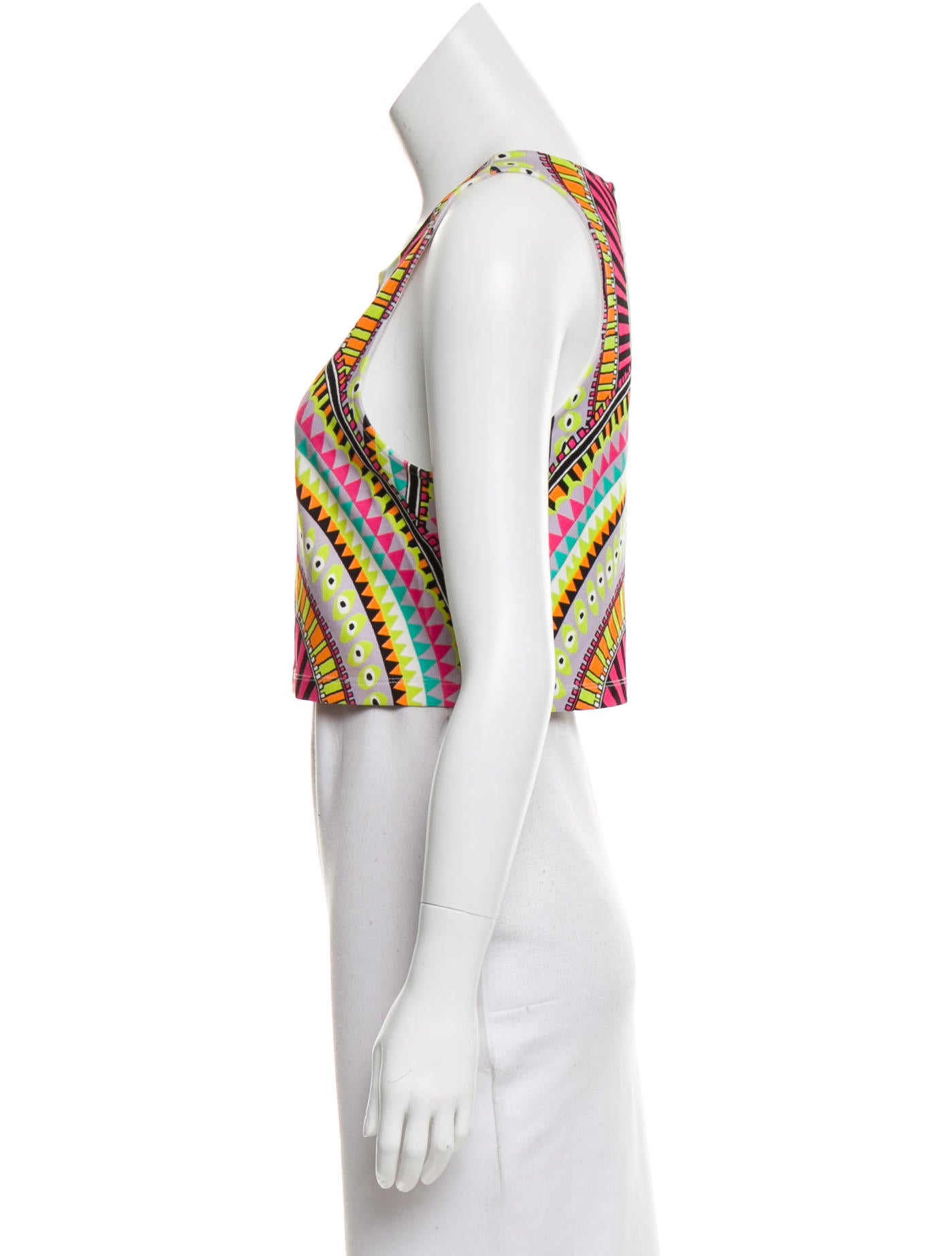 Mara Hoffman Geometric Print Crop Top - Tops, Clothing - WHX22984 | The ...