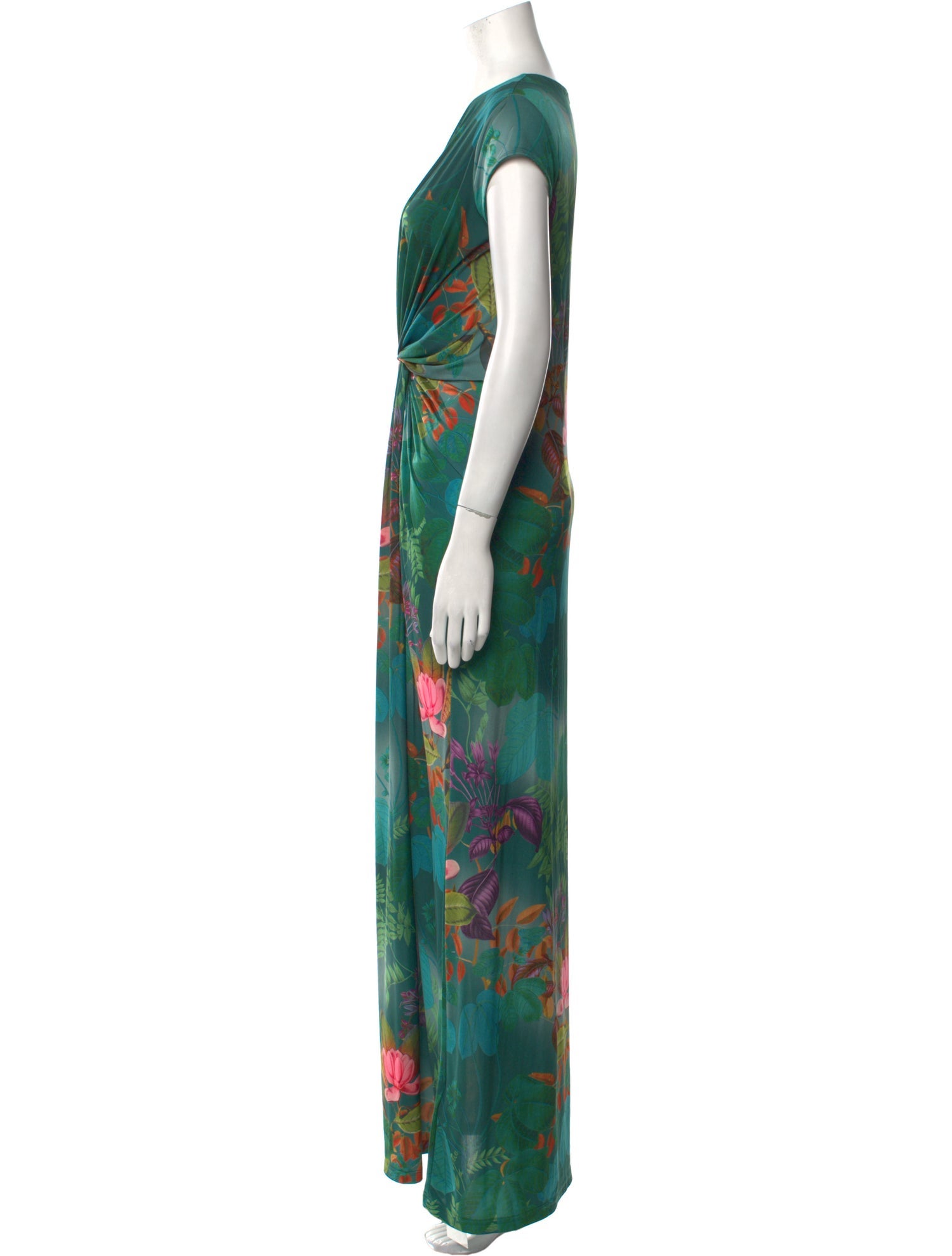 Ilse Jacobsen Floral Print Long Dress w/ Tags - Green Dresses, Clothing ...