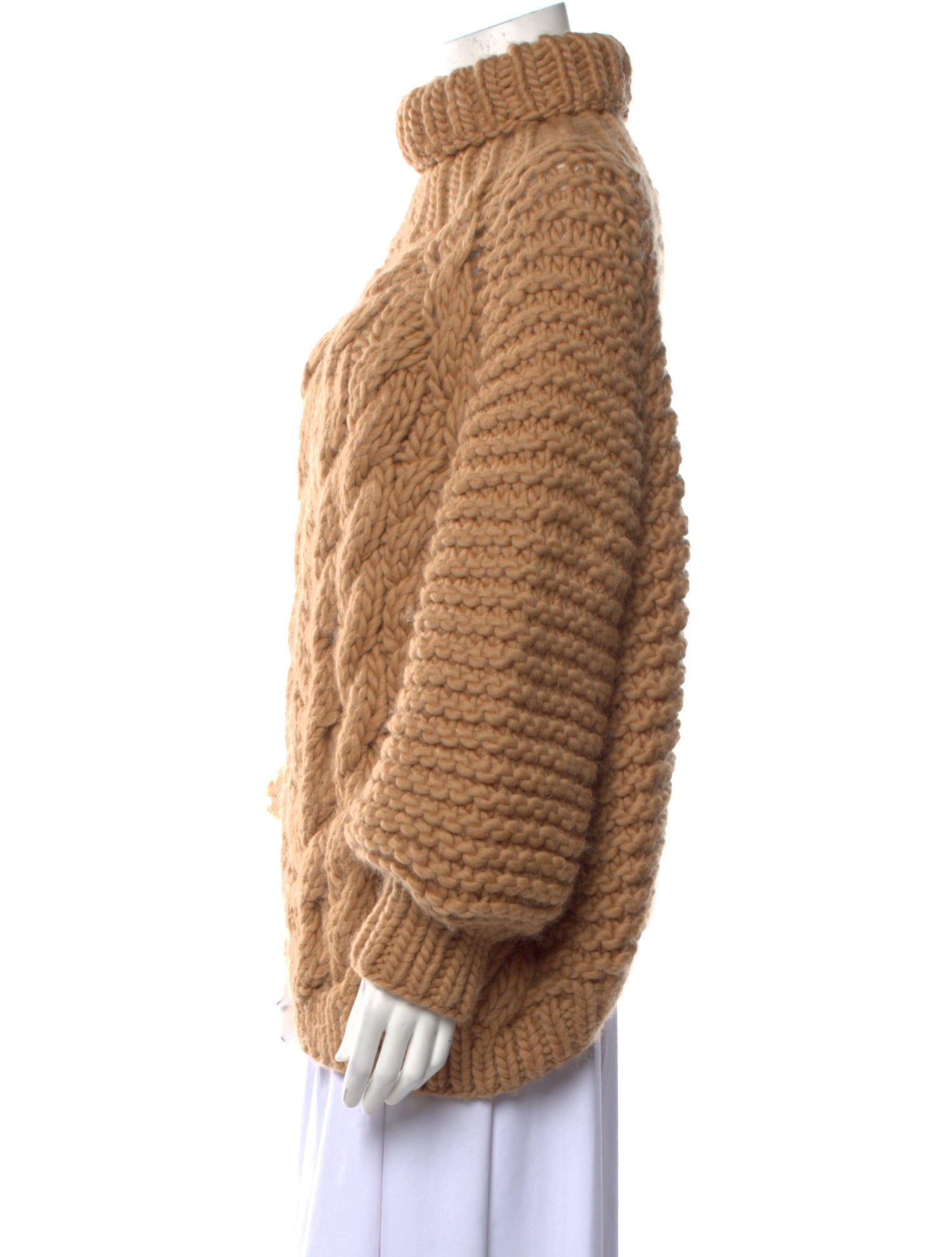 I Love Mr. Mittens Turtleneck Sweater - Brown Knitwear, Clothing ...