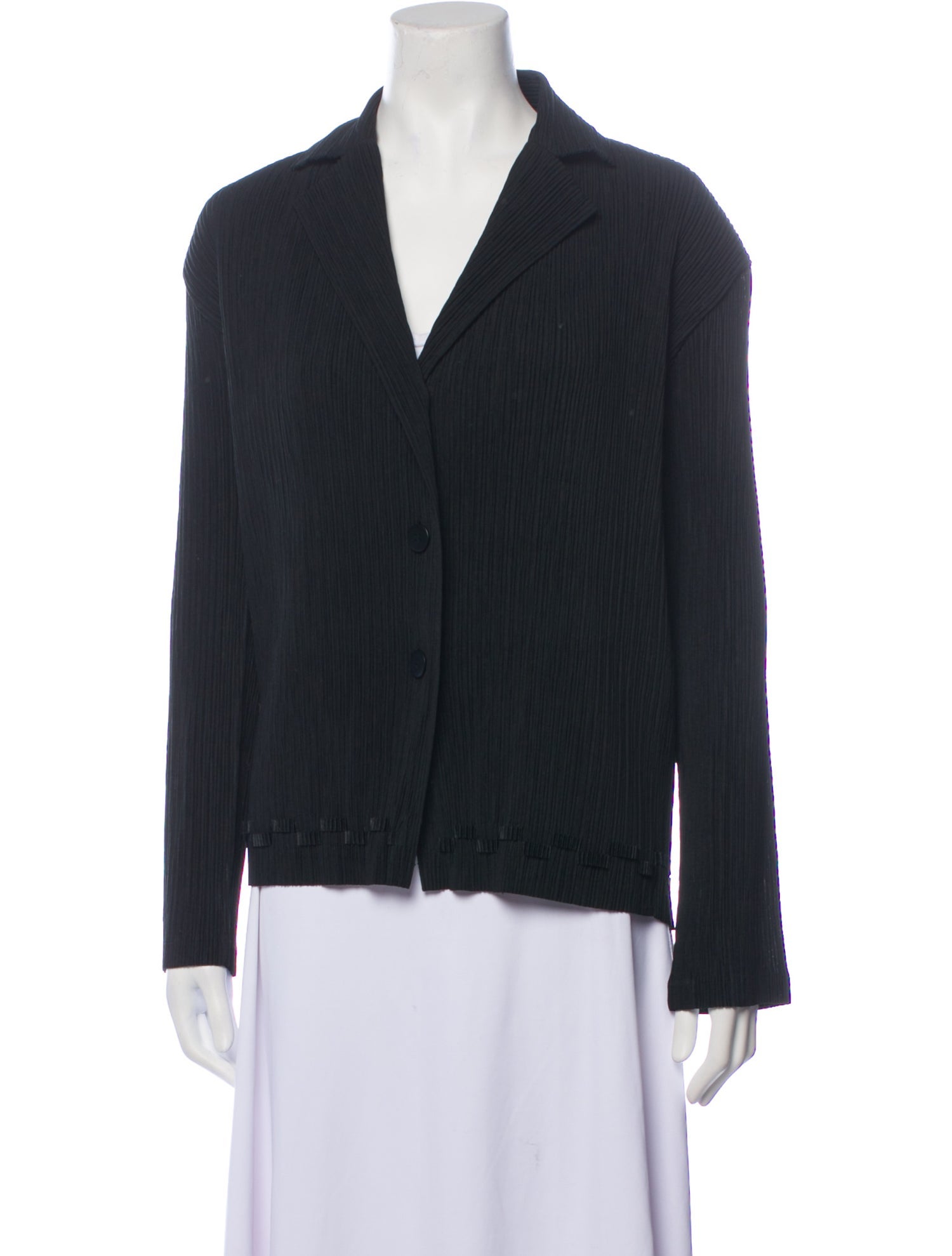 Pleats Please Issey Miyake Blazer - Black Jackets, Clothing - PLT32420 ...