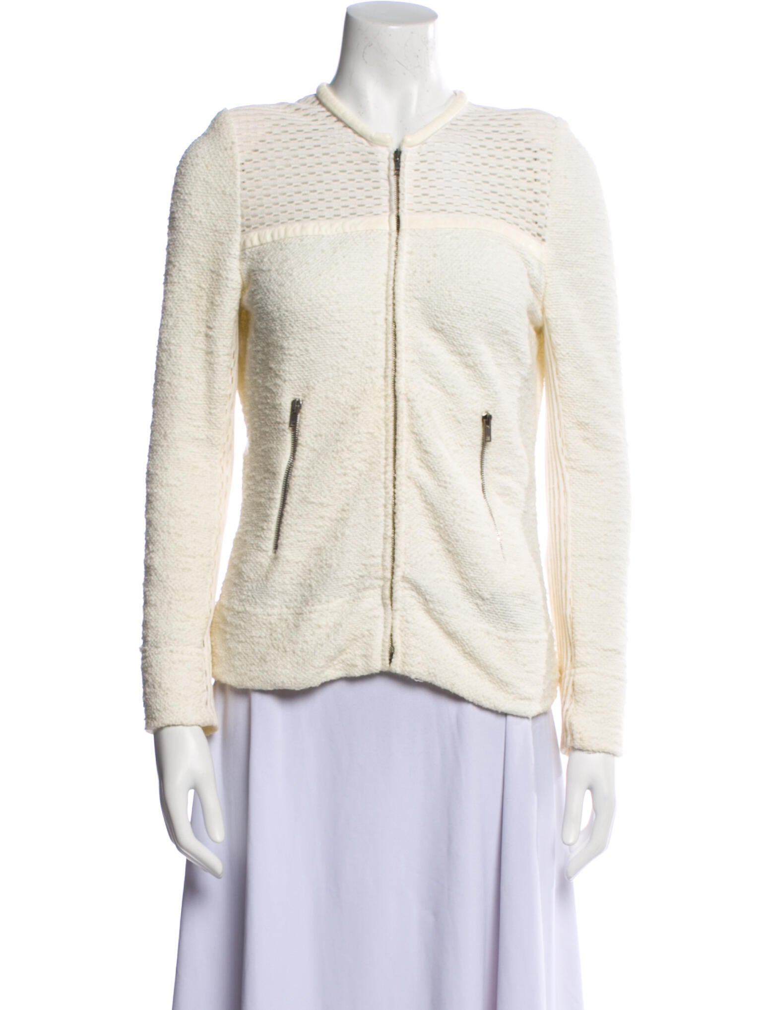 Iro Tweed Pattern Evening Jacket - Neutrals Jackets, Clothing ...