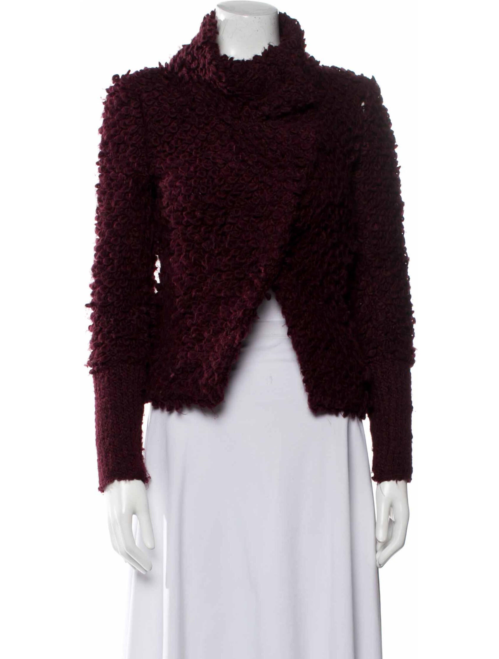 Iro Faux Fur Jacket - Purple Jackets, Clothing - WIR128210 | The RealReal