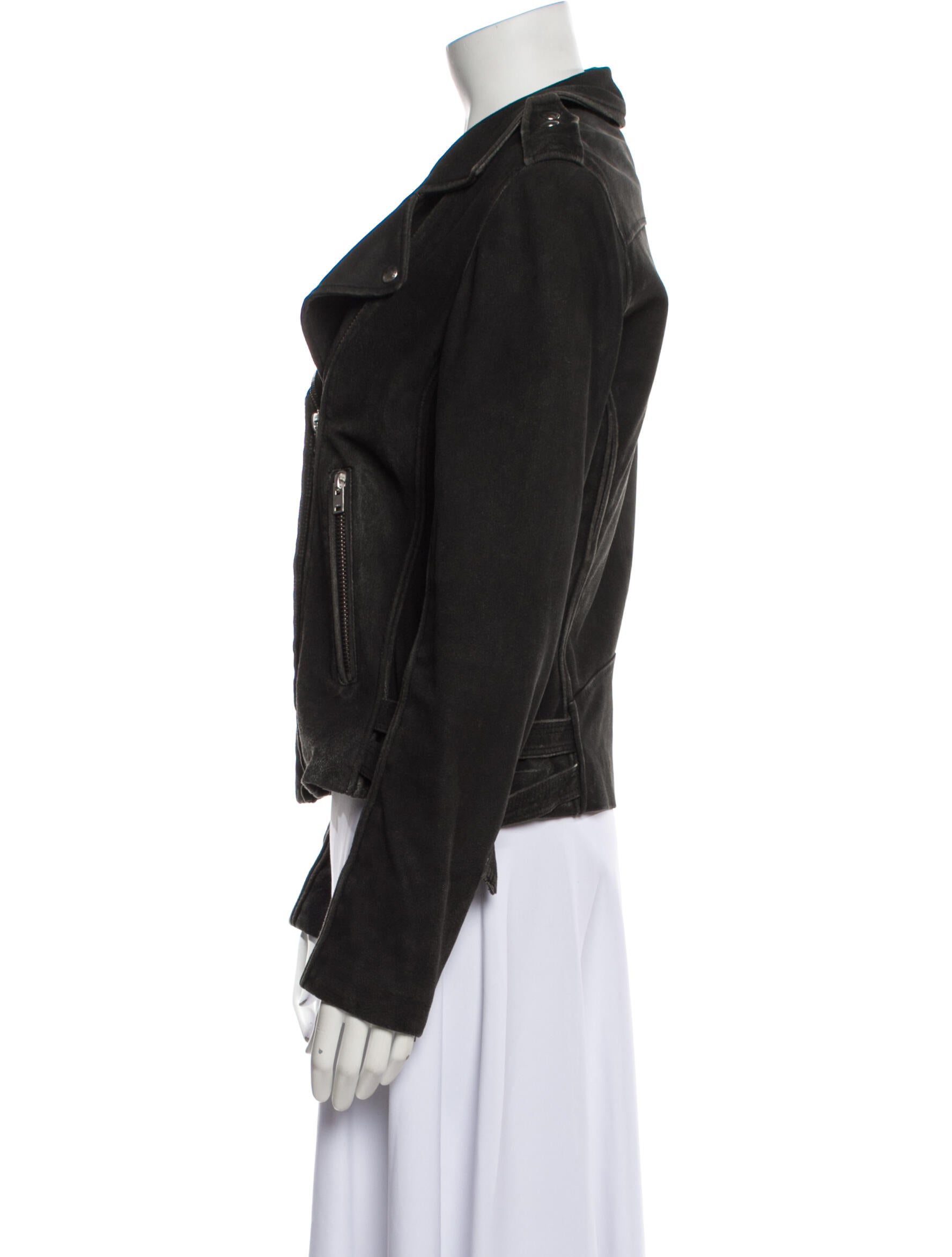 Iro Jay Lamb Leather Biker Jacket - Black Jackets, Clothing - WIR128860 ...