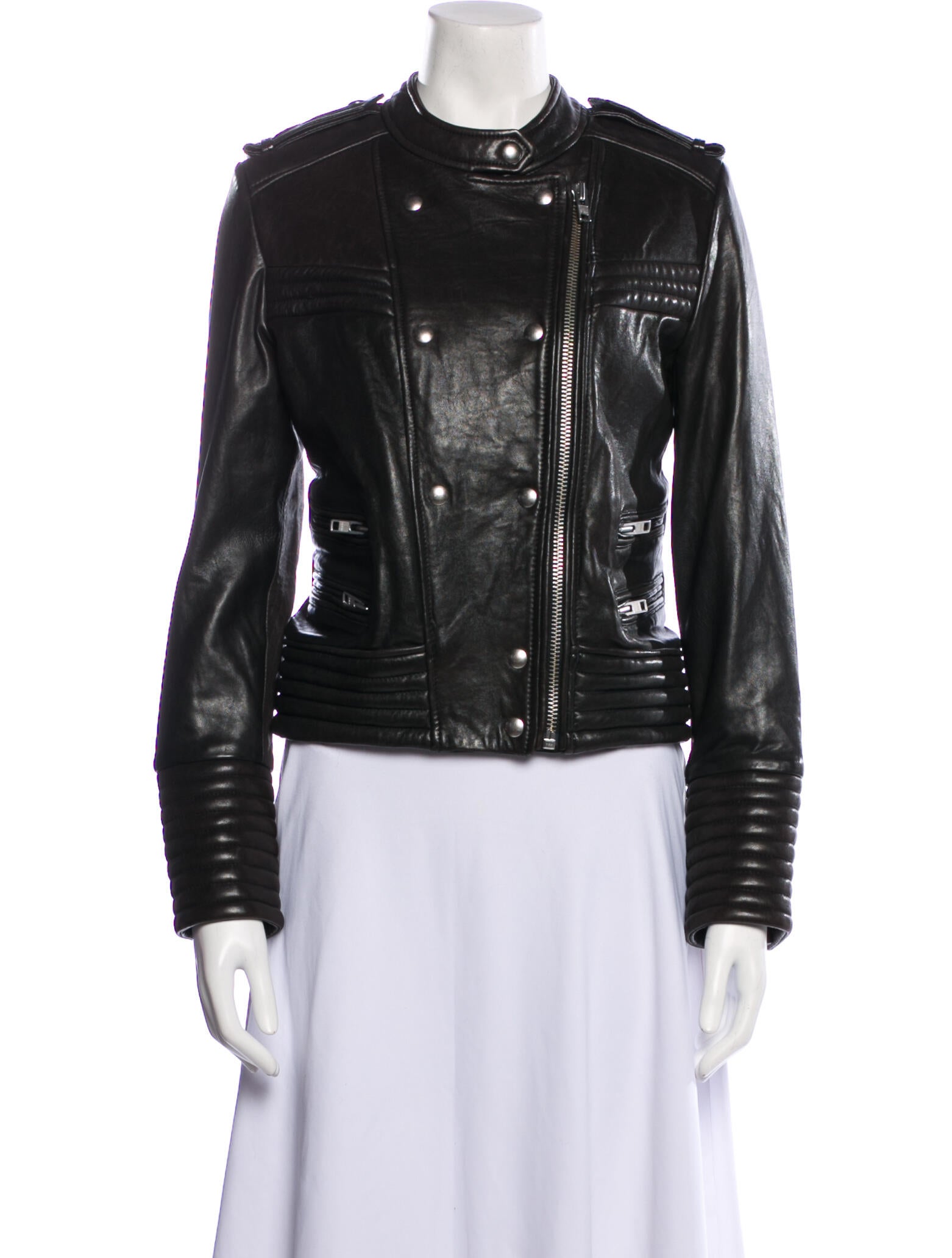 Iro Leather Biker Jacket - Black Jackets, Clothing - WIR130729 | The ...