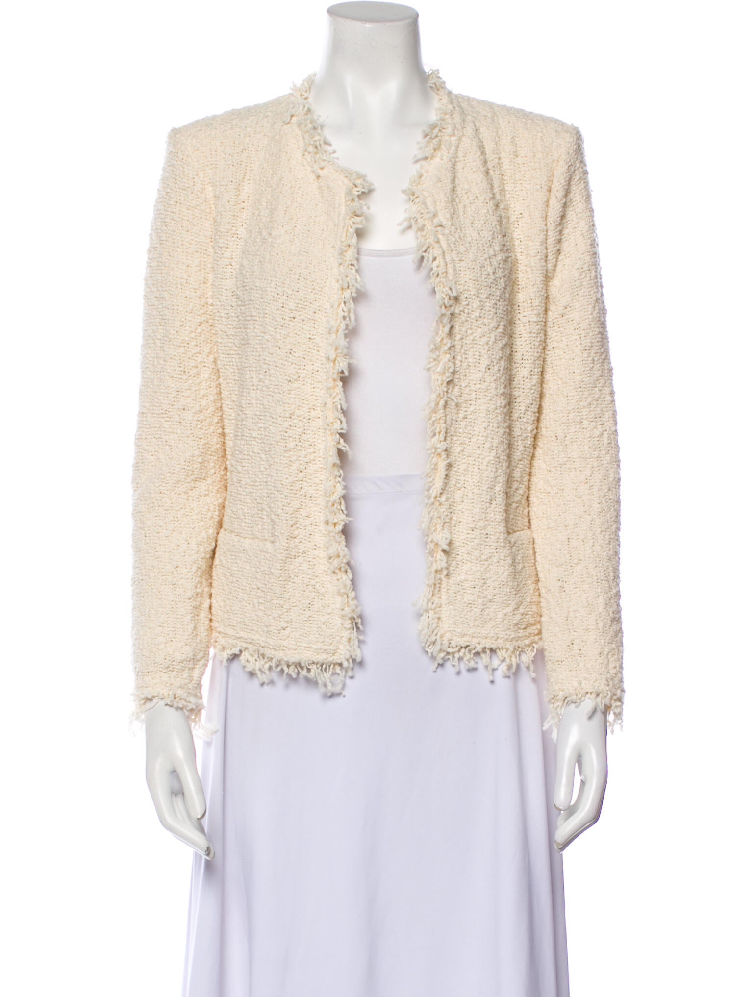 Iro Tweed Pattern Evening Jacket - Neutrals Jackets, Clothing ...