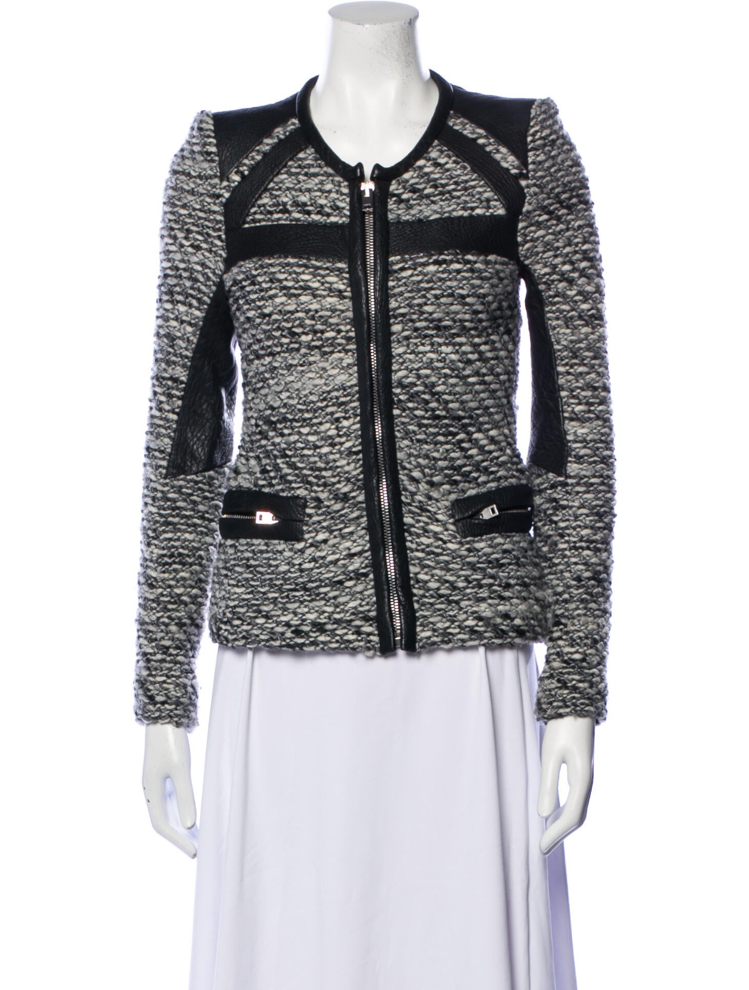 Iro Tweed Pattern Evening Jacket - Black Jackets, Clothing - WIR136239 ...
