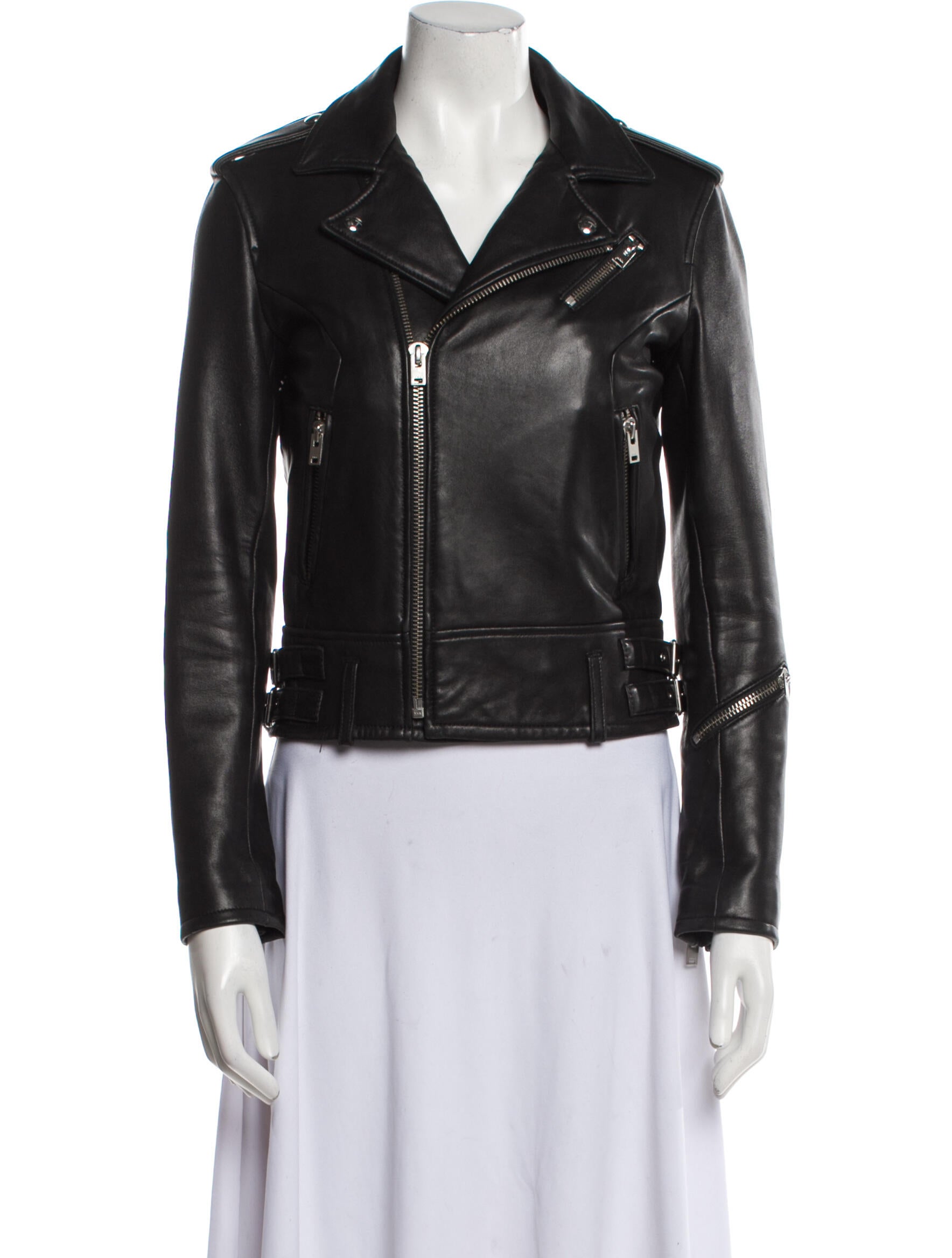 Iro Leather Biker Jacket - Black Jackets, Clothing - WIR137515 | The ...