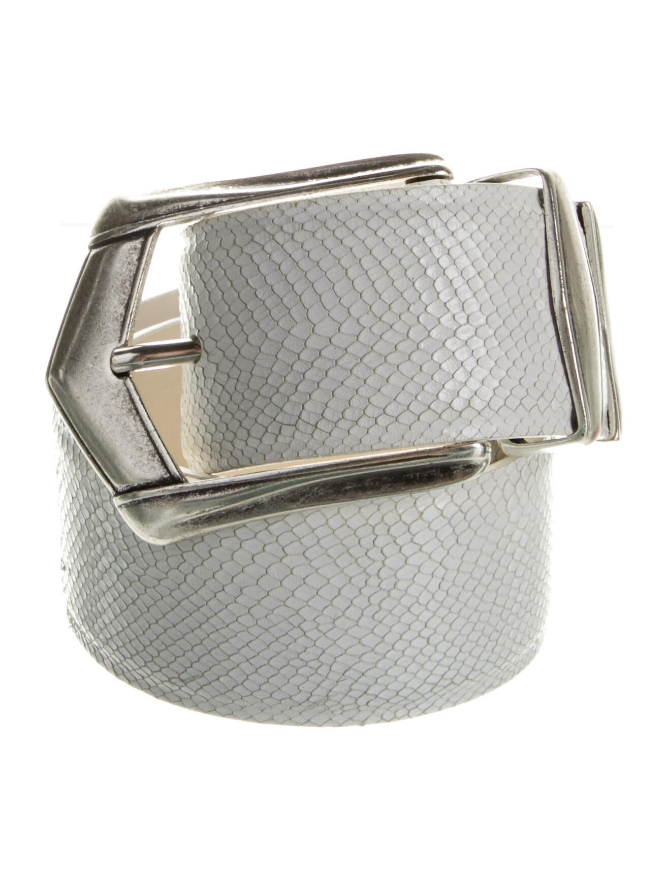 Iro Wide Leather Belt - White Belts, Accessories - WIR143338 | The RealReal