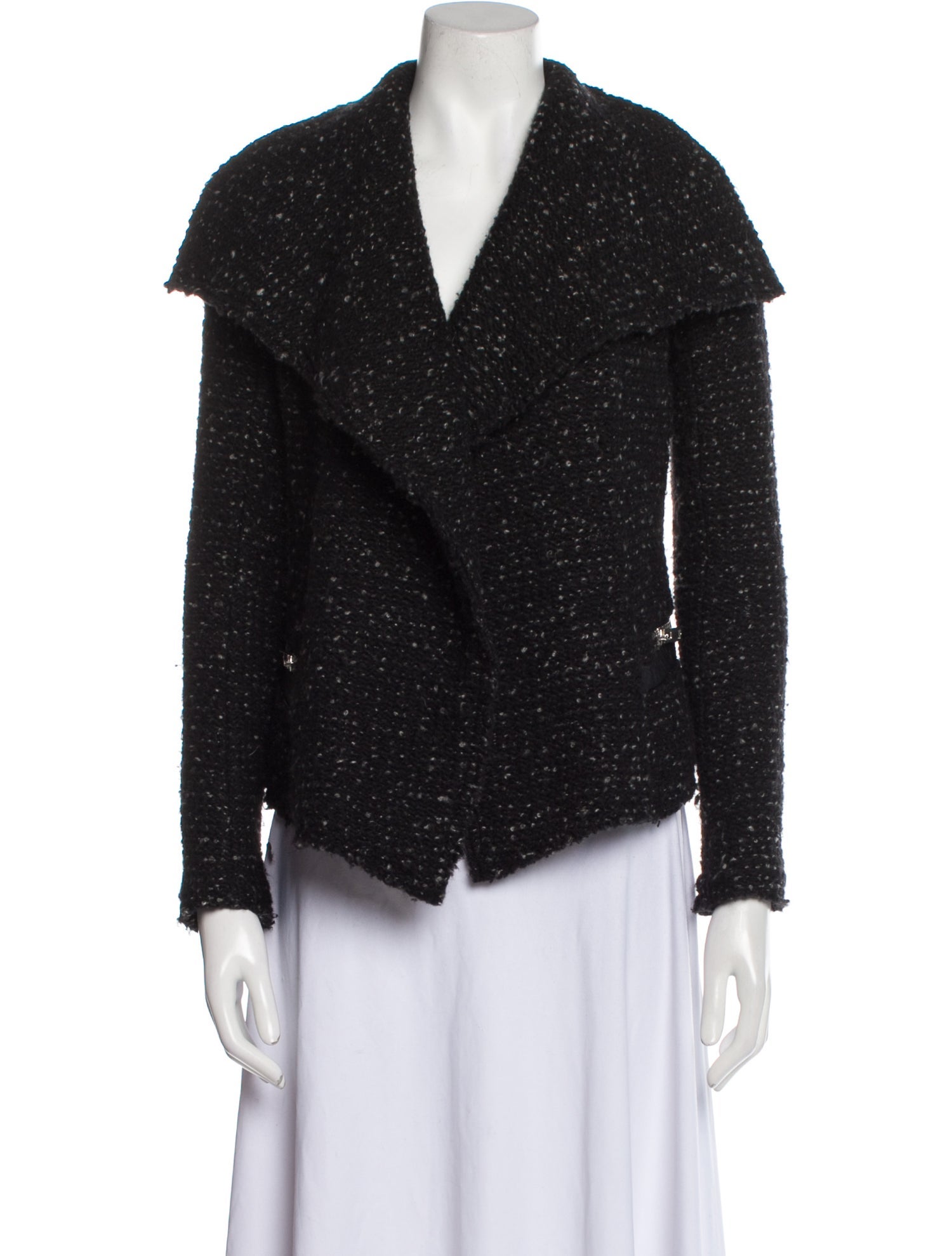 Iro Tweed Pattern Evening Jacket - Black Jackets, Clothing - WIR150270 ...