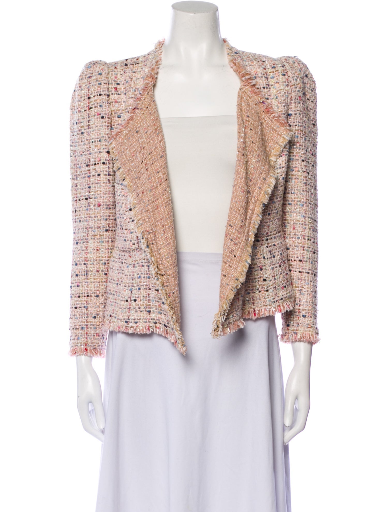 Iro Tweed Pattern Blazer w/ Tags - Pink Jackets, Clothing - WIR151862 ...