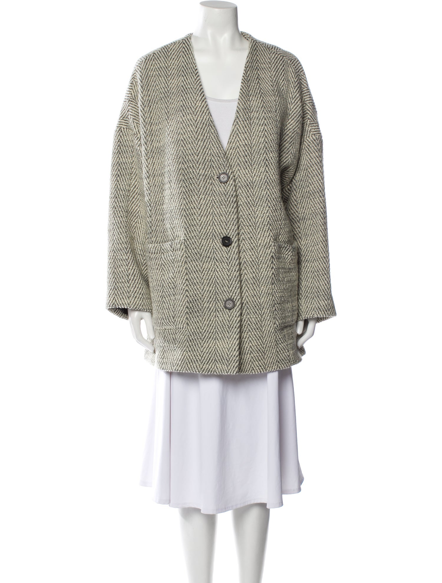 Iro Tweed Pattern Jacket - Neutrals Jackets, Clothing - WIR153642 | The ...