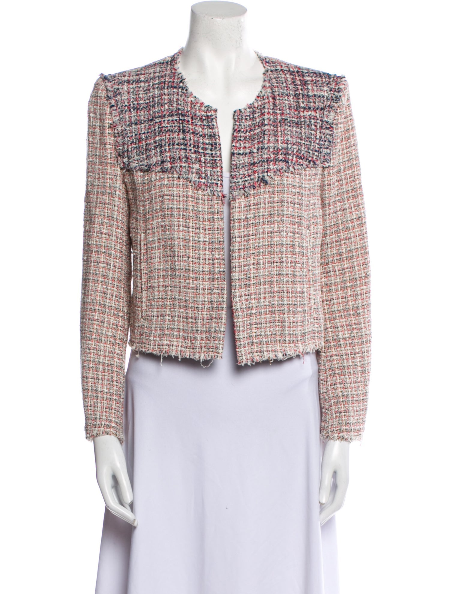 Iro Tweed Pattern Jacket - White Jackets, Clothing - WIR163985 | The ...