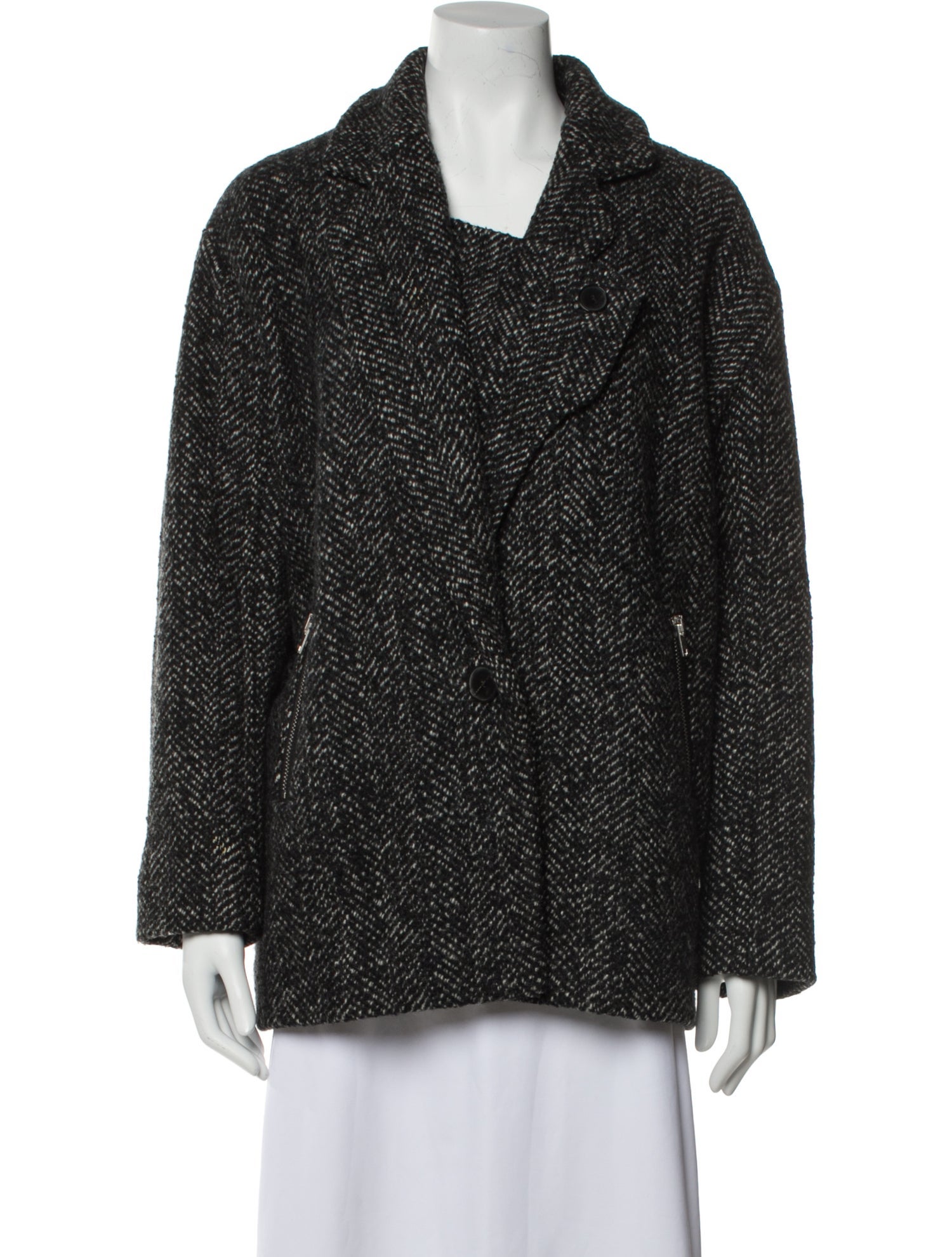 Iro Wool Coat - Grey Coats, Clothing - WIR168287 | The RealReal