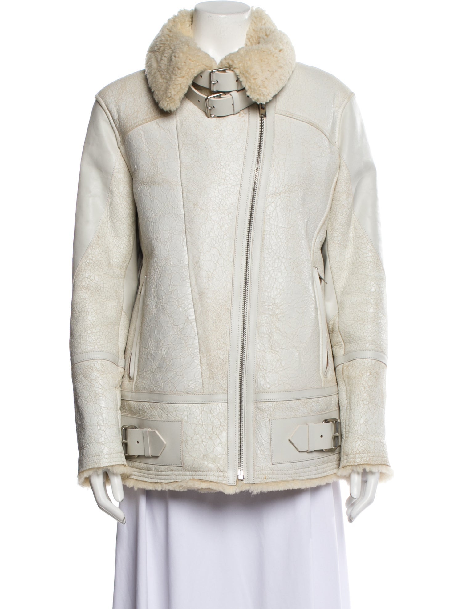 Iro Shearling Fur Coat - Neutrals Coats, Clothing - WIR168911 | The ...