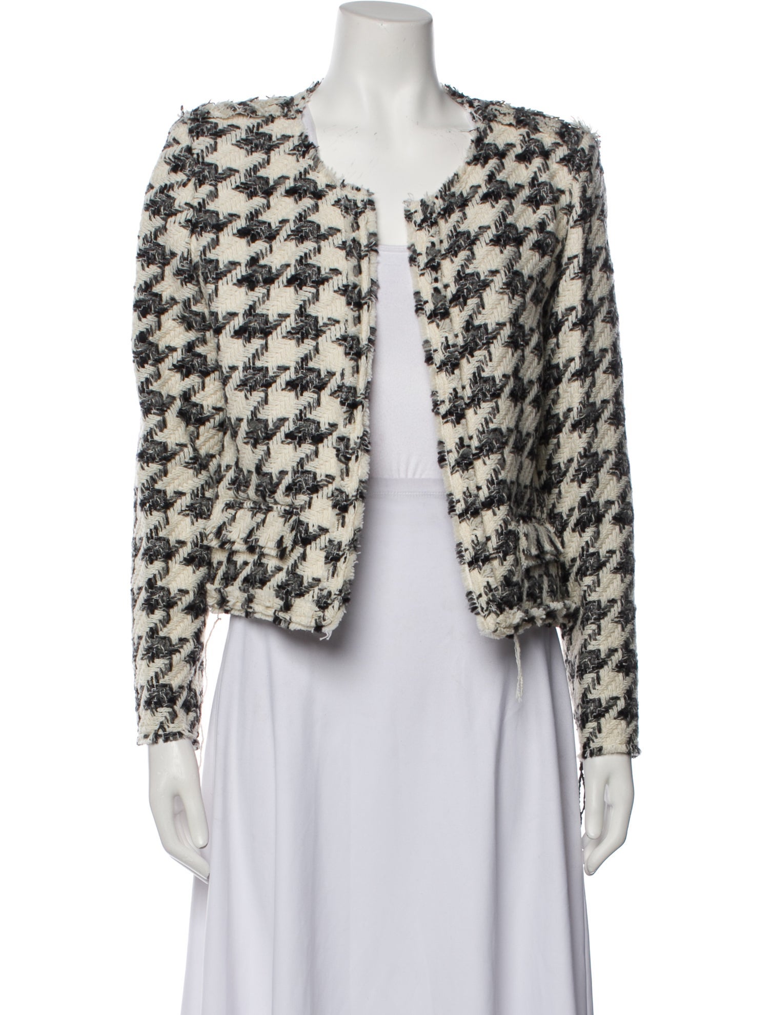 Iro Tweed Pattern Jacket - Neutrals Jackets, Clothing - WIR173633 | The ...