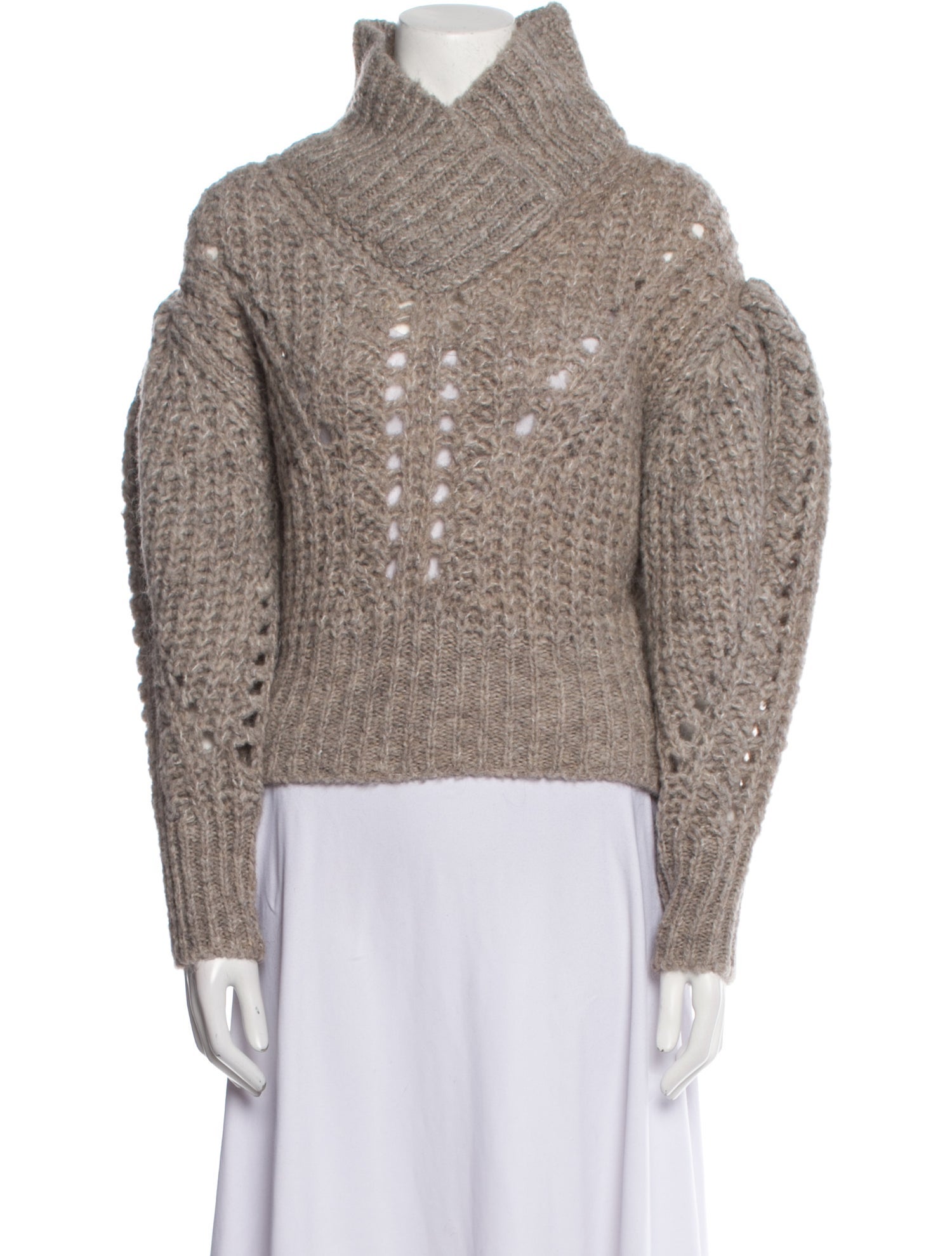 Iro Turtleneck Sweater - Neutrals Knitwear, Clothing - WIR173742 | The ...