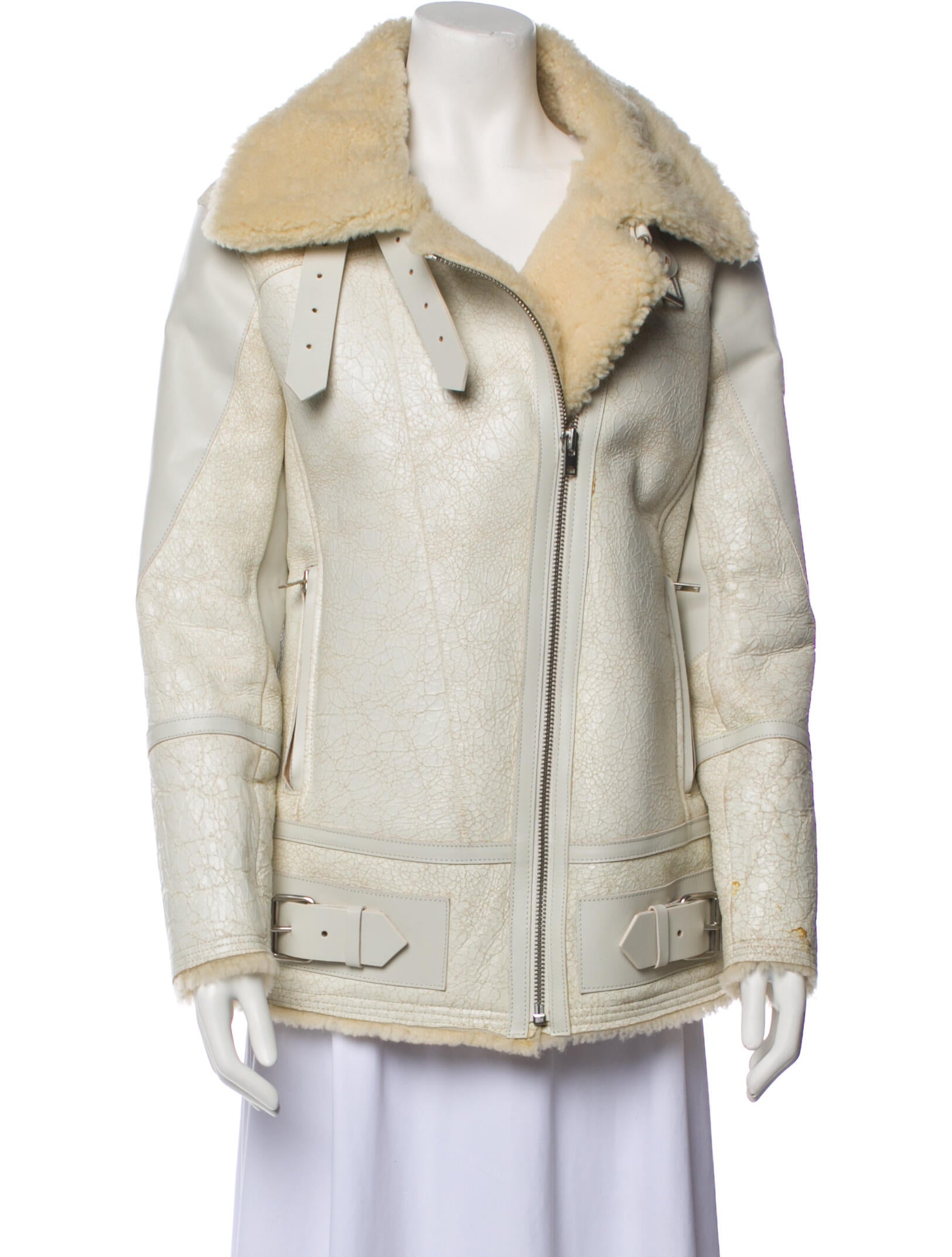Iro Shearling Fur Coat - Neutrals Coats, Clothing - WIR173834 | The ...