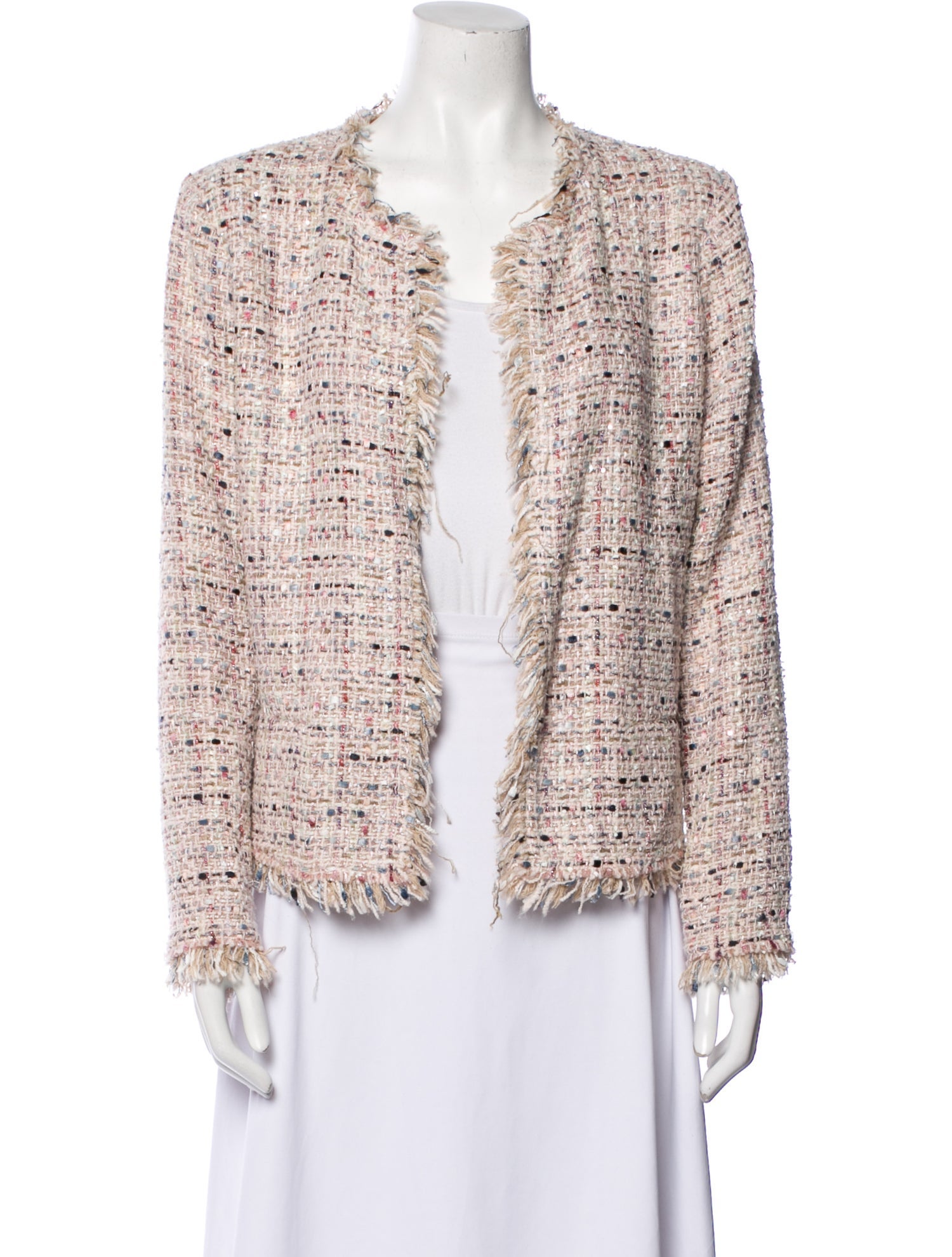 Iro Tweed Pattern Evening Jacket - Pink Jackets, Clothing - WIR174179 ...