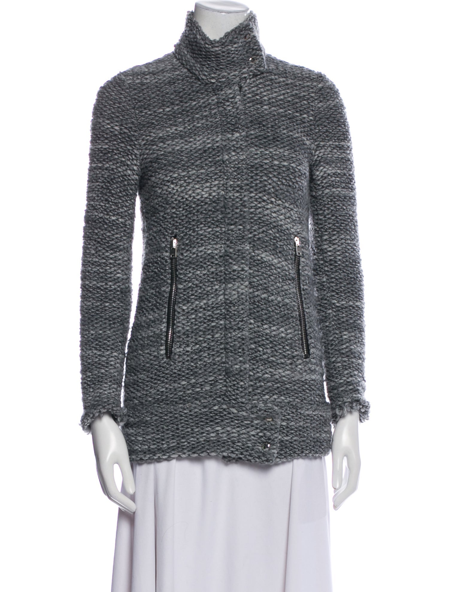 Iro Tweed Pattern Jacket - Grey Jackets, Clothing - WIR175525 | The ...