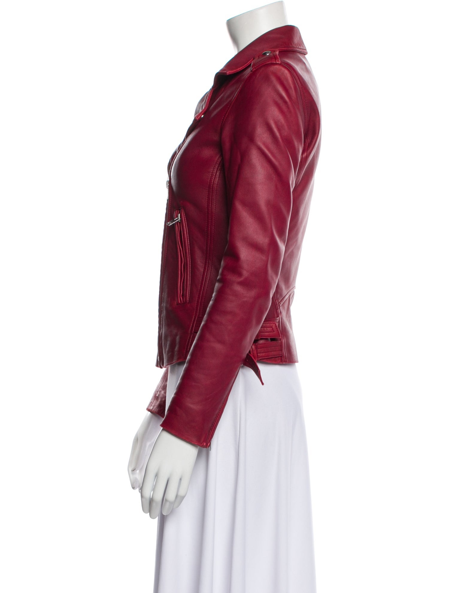 Dawn Levy Leather Jacket - Pink Jackets, Clothing - WDAWN21107 | The RealReal