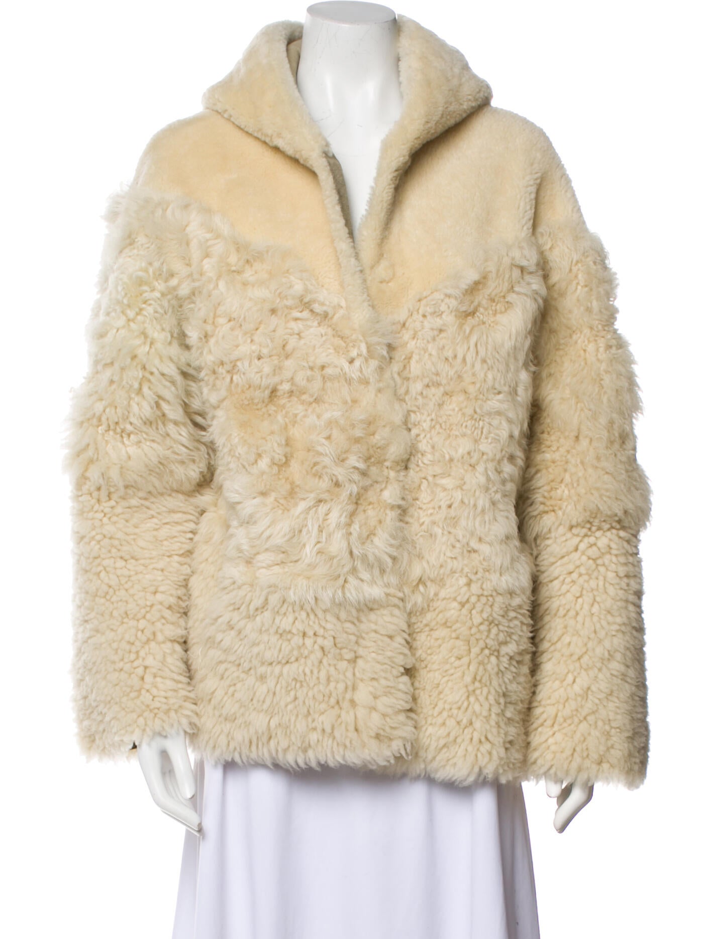 Iro Shearling Fur Coat - Neutrals Coats, Clothing - WIR182628 | The ...
