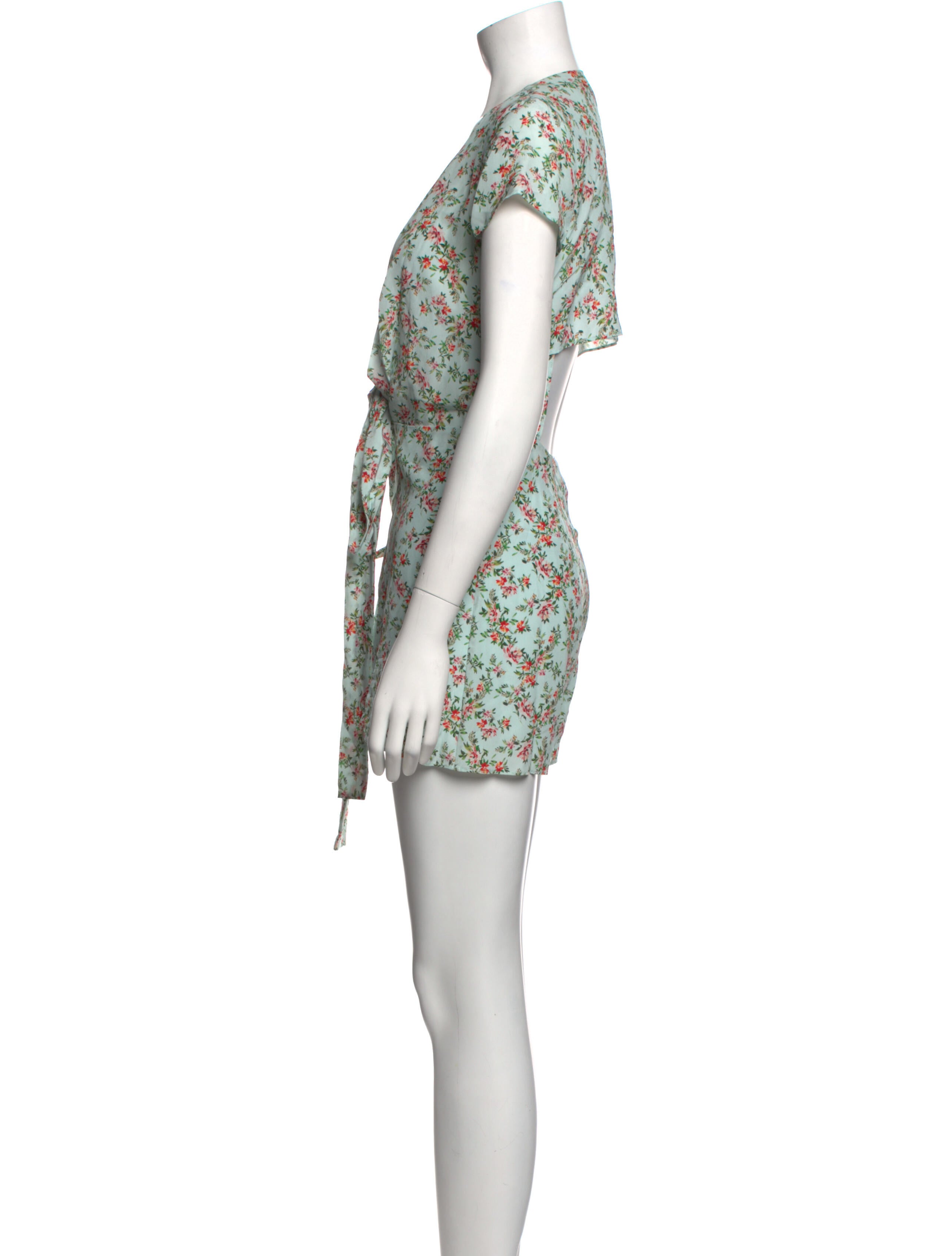 Intermix Denim Long Sleeve Jumpsuit - Blue, 13" Rise Jumpsuits and ...