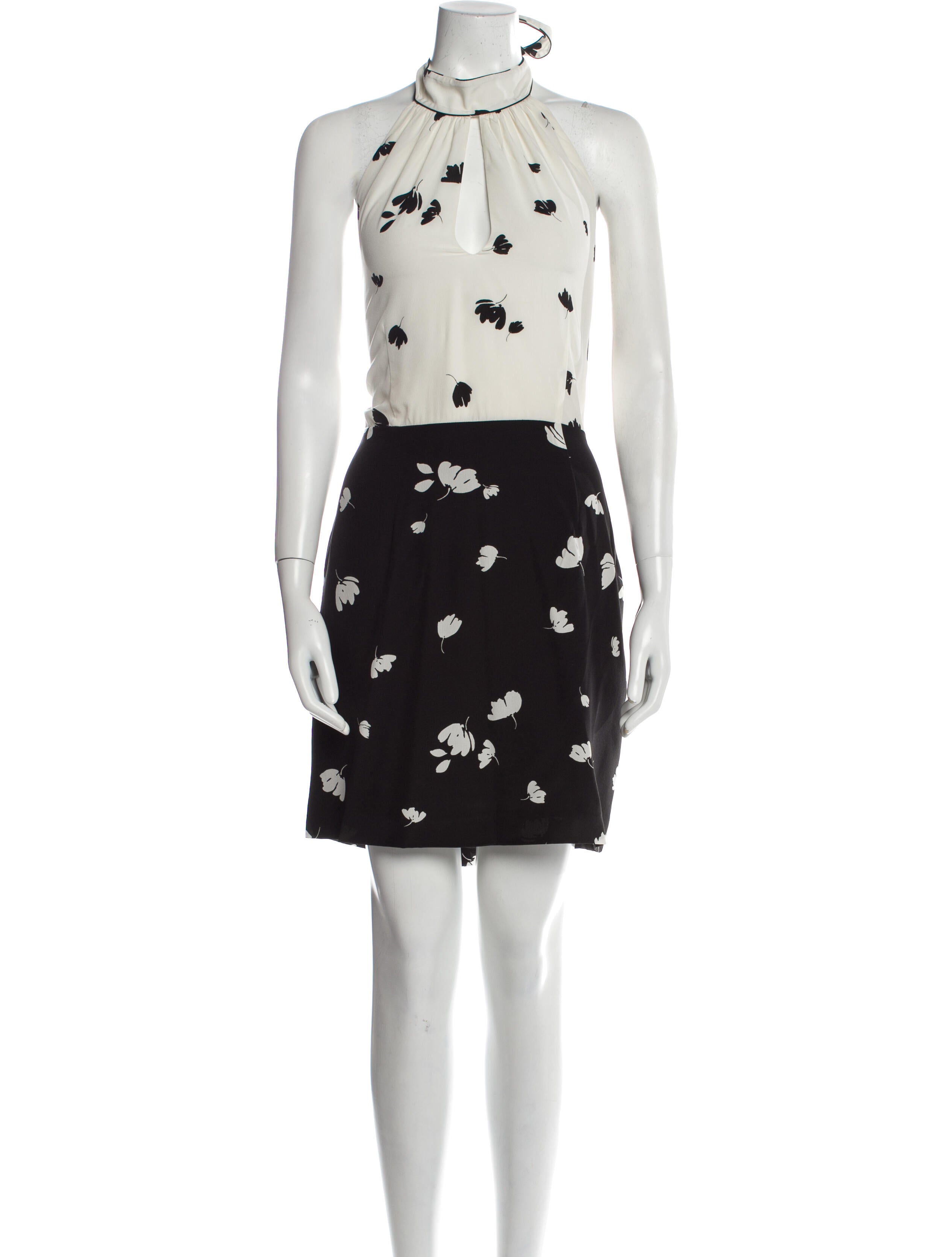 Intermix Silk Mini Dress - Black Dresses, Clothing - WIX38417 | The ...