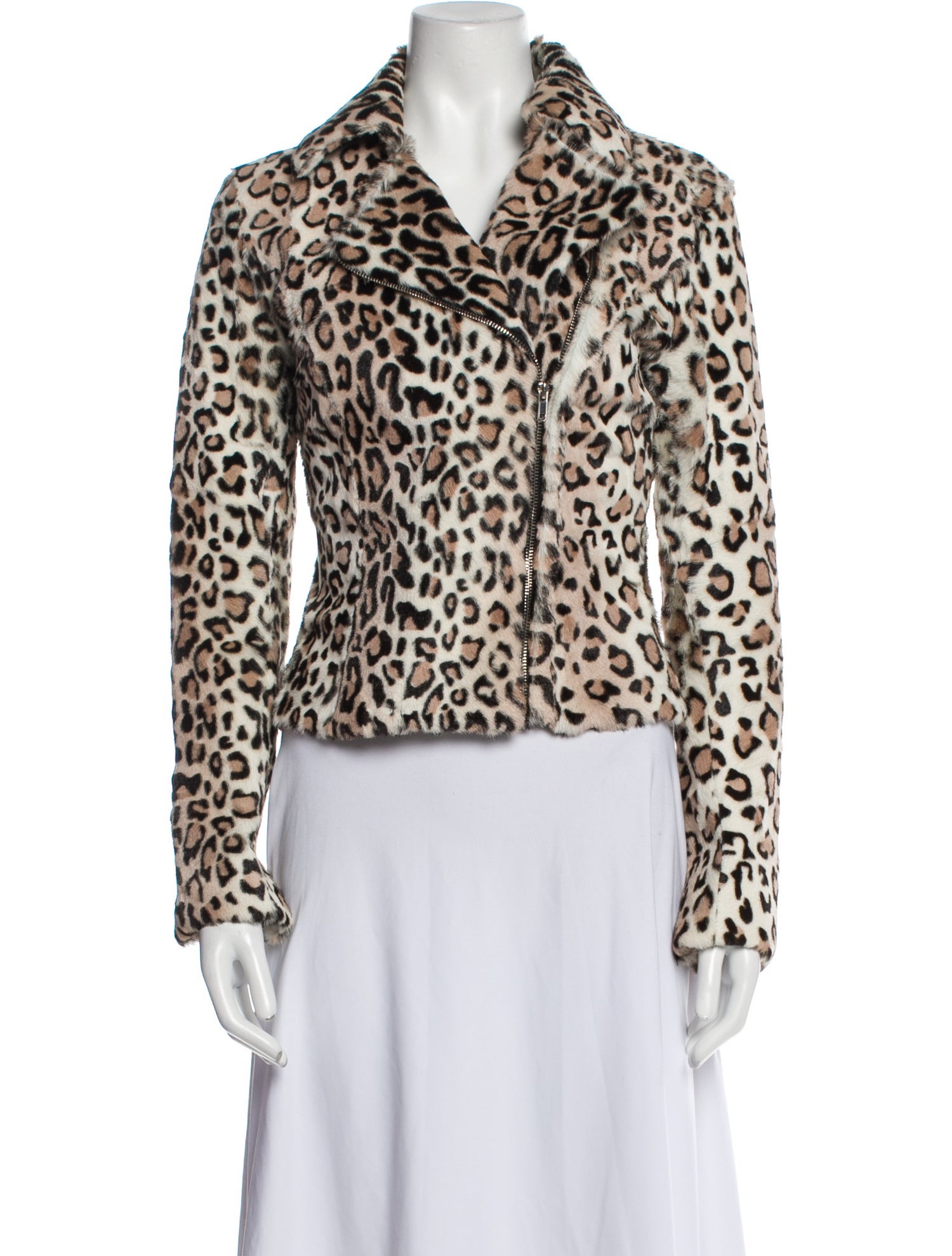 Intermix Goat Fur Animal Print Fur Jacket - Neutrals Jackets, Clothing ...
