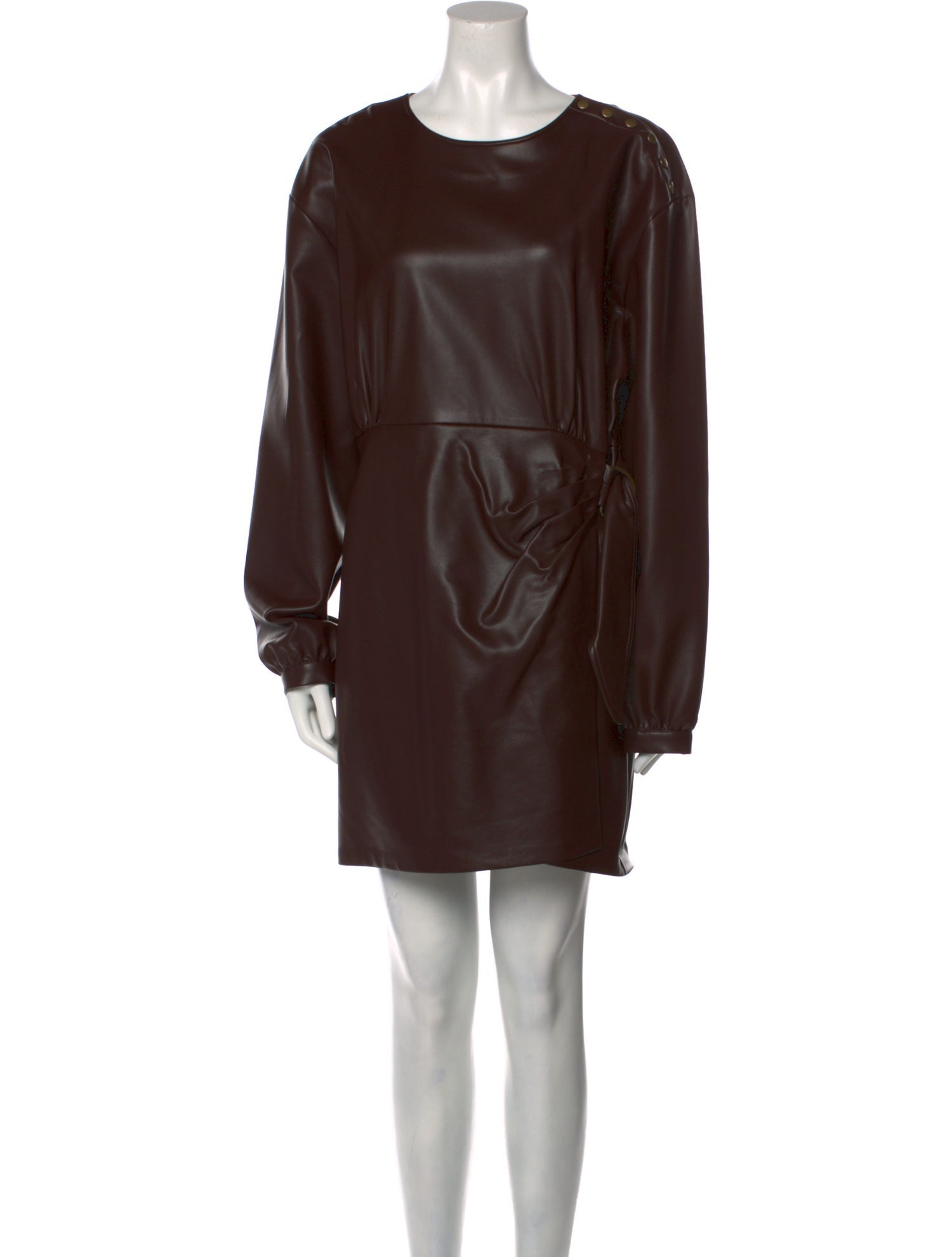 Intermix Scoop Neck Mini Dress w/ Tags - Brown Dresses, Clothing ...