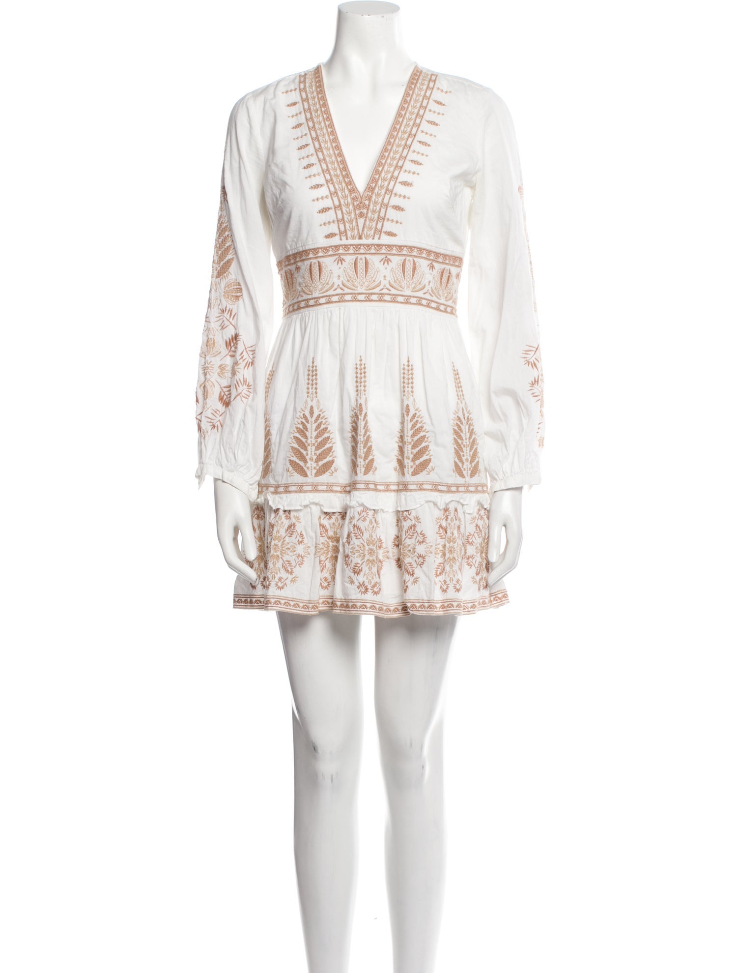 Intermix Printed Mini Dress - Neutrals Dresses, Clothing - WIX43406 ...