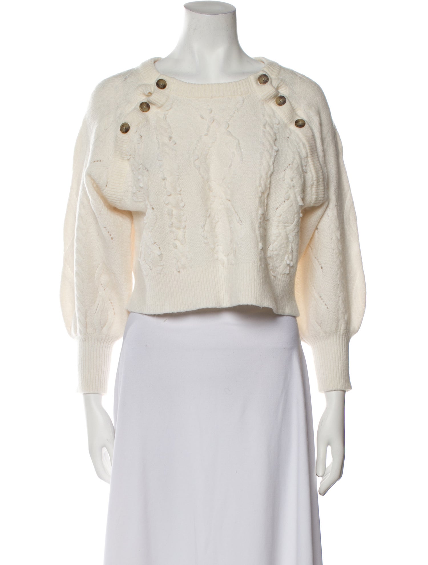 Kate Spade New York Embellished Wool Cardigan - Blue Knitwear, Clothing ...