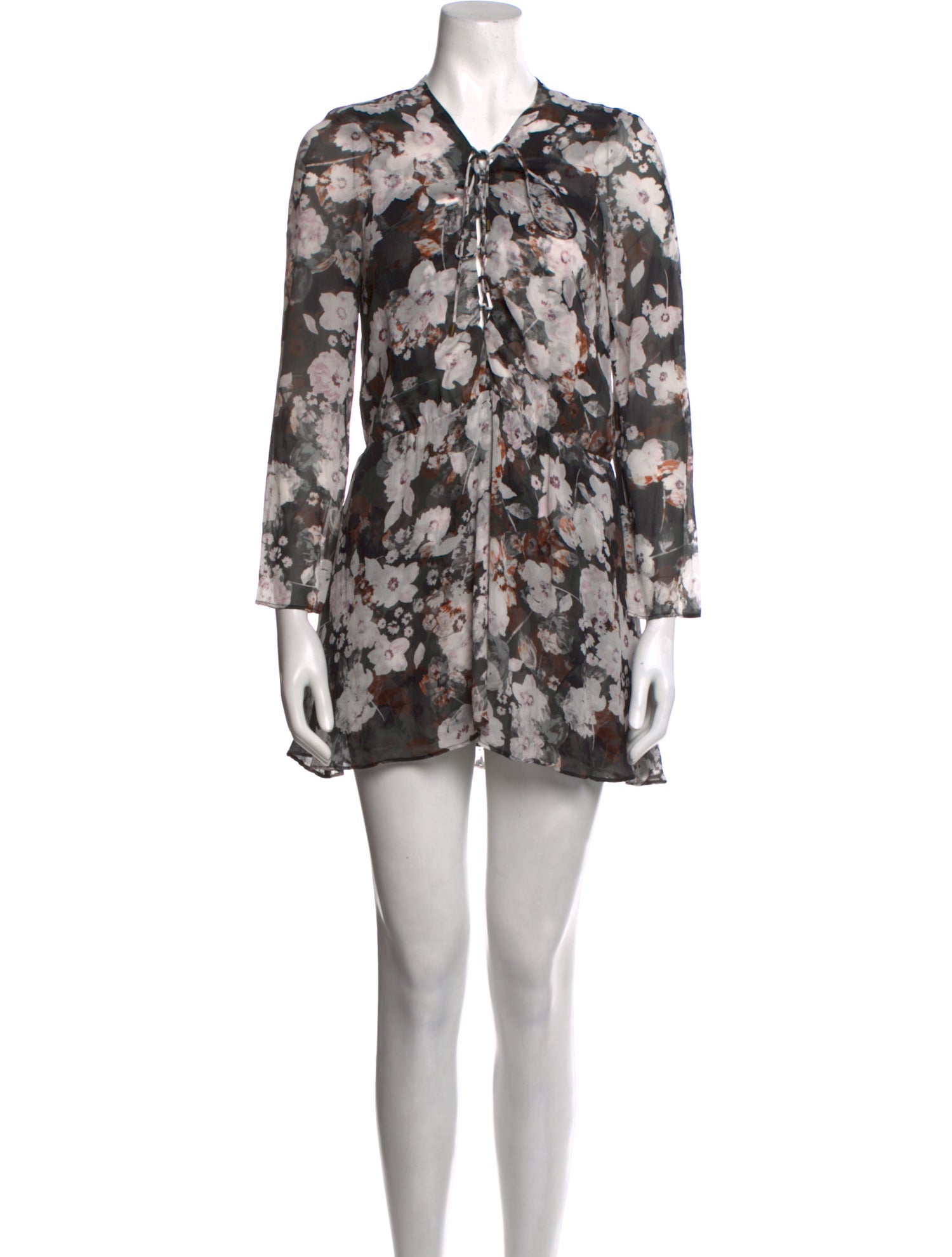 Intermix Silk Mini Dress - Black Dresses, Clothing - WIX45218 | The ...