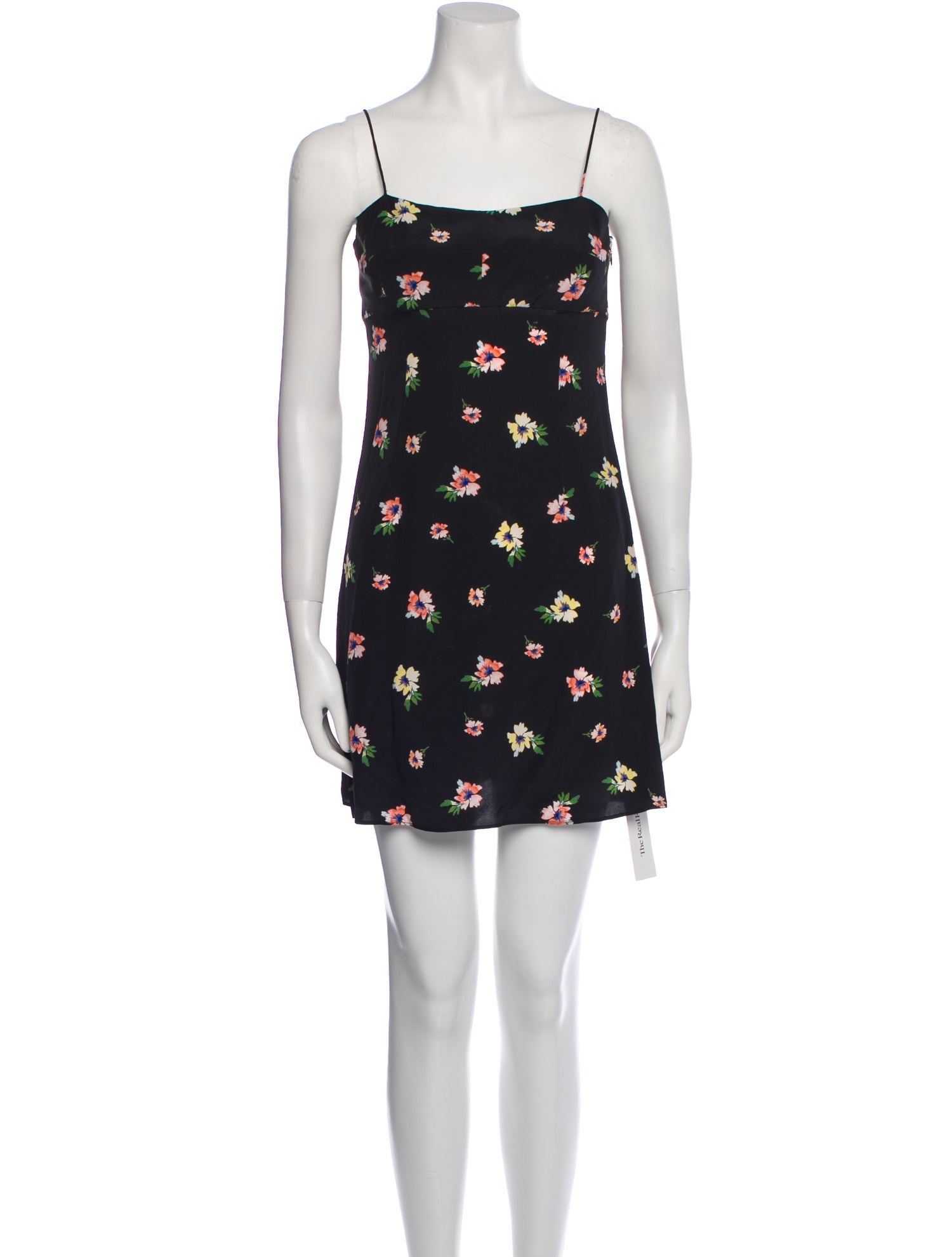 Intermix Silk Mini Dress - Black Dresses, Clothing - WIX45696 | The ...