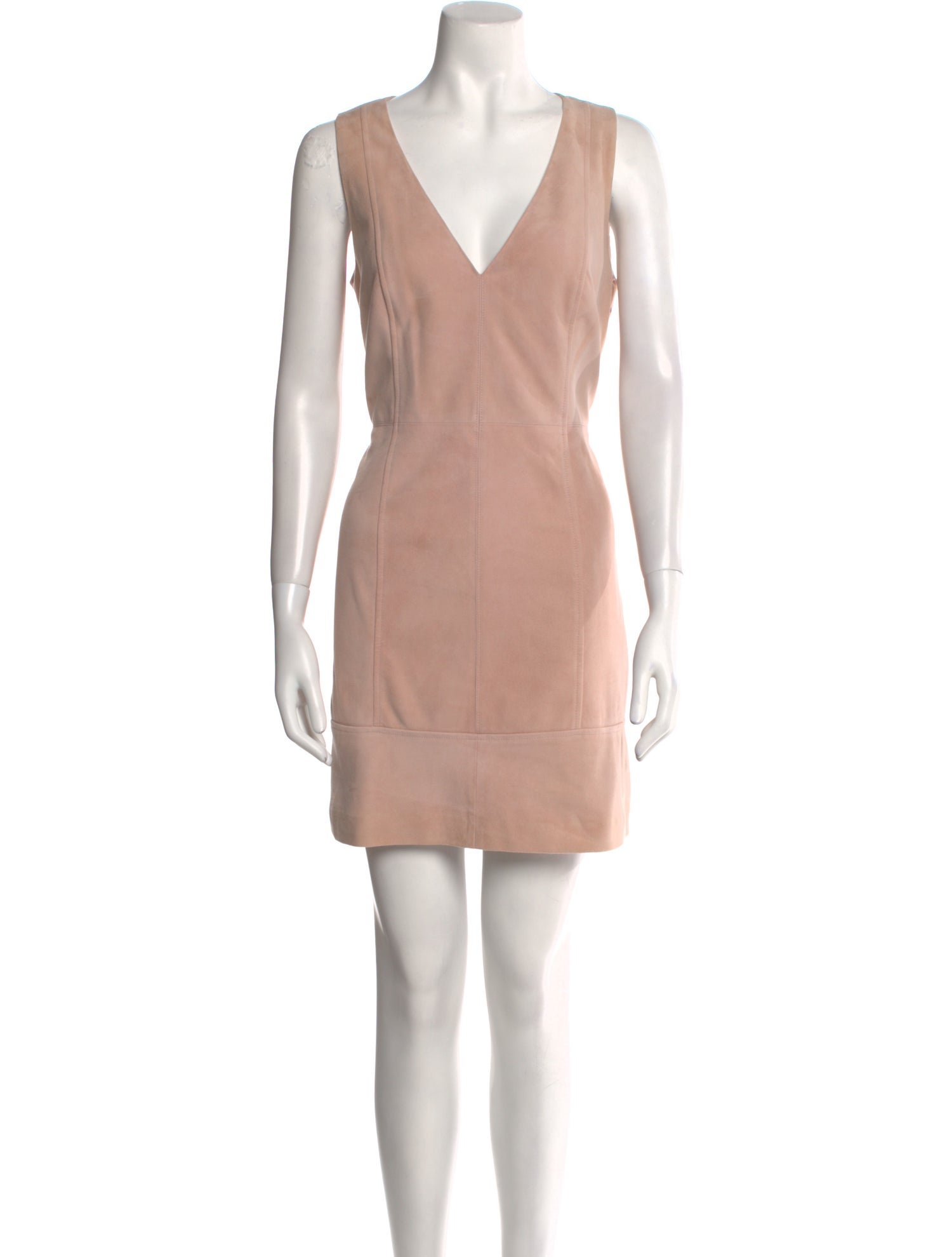 Intermix Suede Mini Dress - Pink Dresses, Clothing - WIX47181 | The ...
