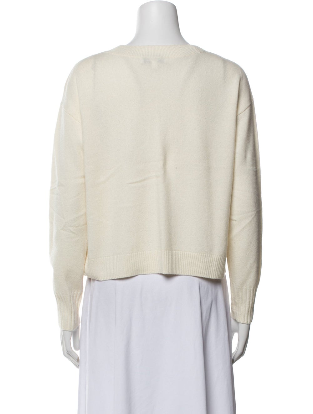 Intermix Cashmere V-Neck Sweater - Blue Knitwear, Clothing - WIX49791 ...