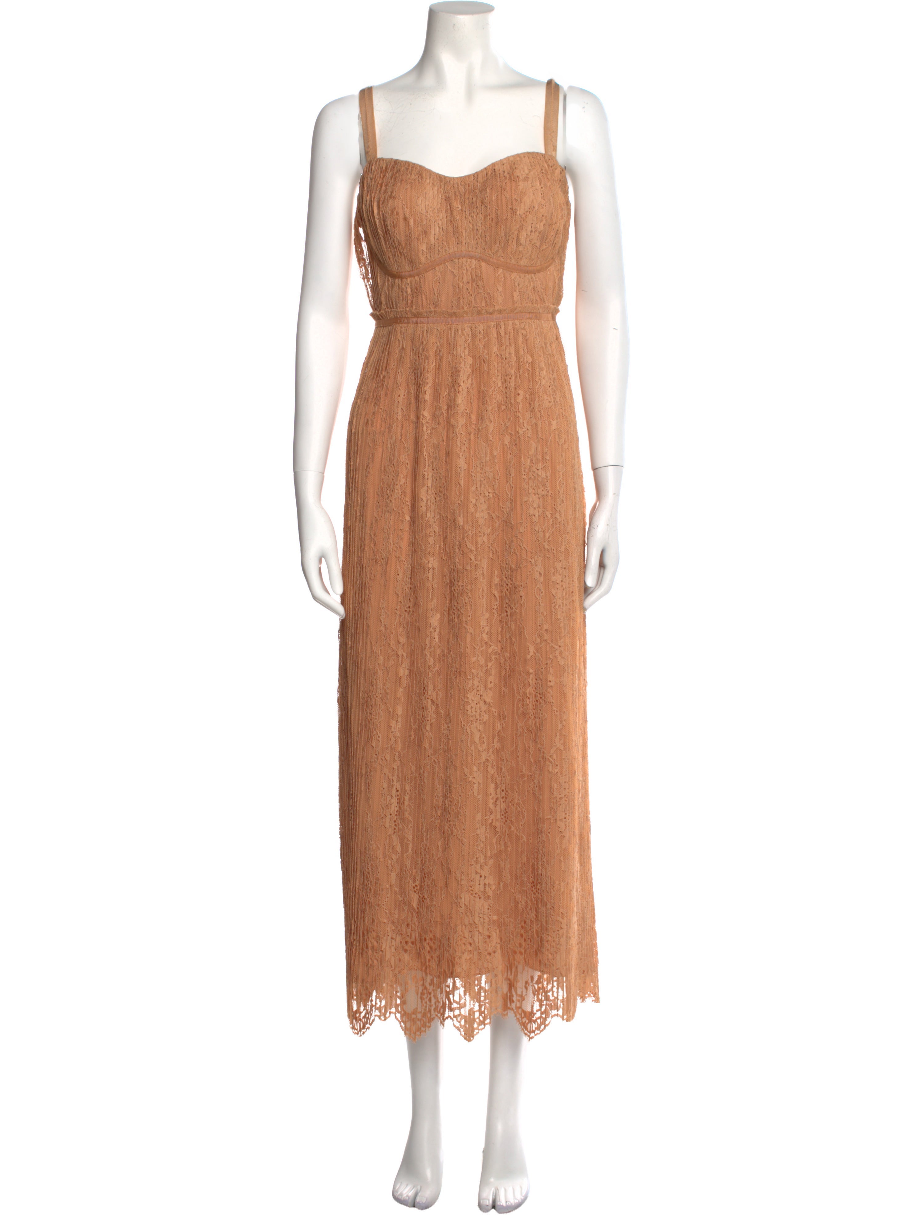 Jonathan Simkhai Square Neckline Long Dress - Neutrals Dresses ...