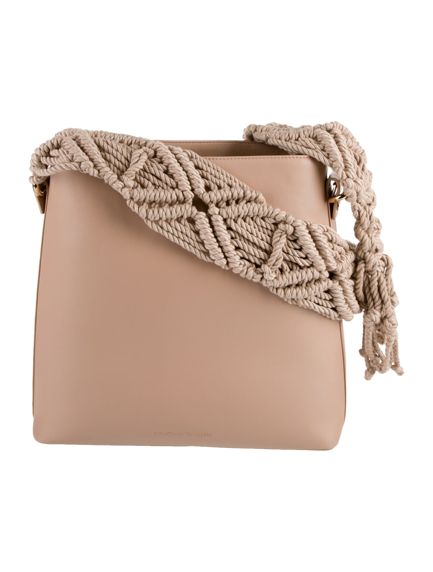 Jonathan Simkhai Leather Bucket Bag - Pink Bucket Bags, Handbags ...