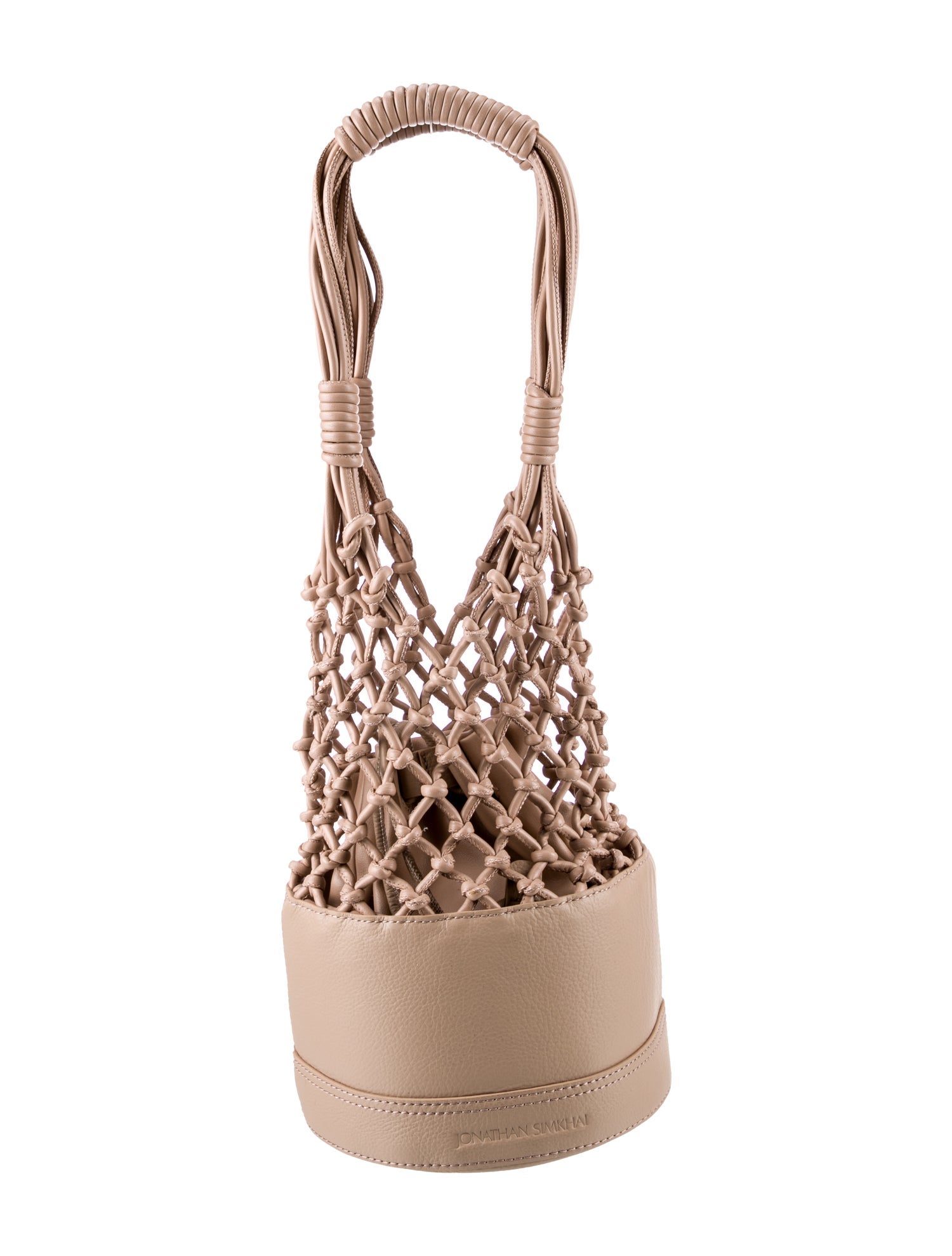 Jonathan Simkhai Leather Bucket Bag - Neutrals Bucket Bags, Handbags ...