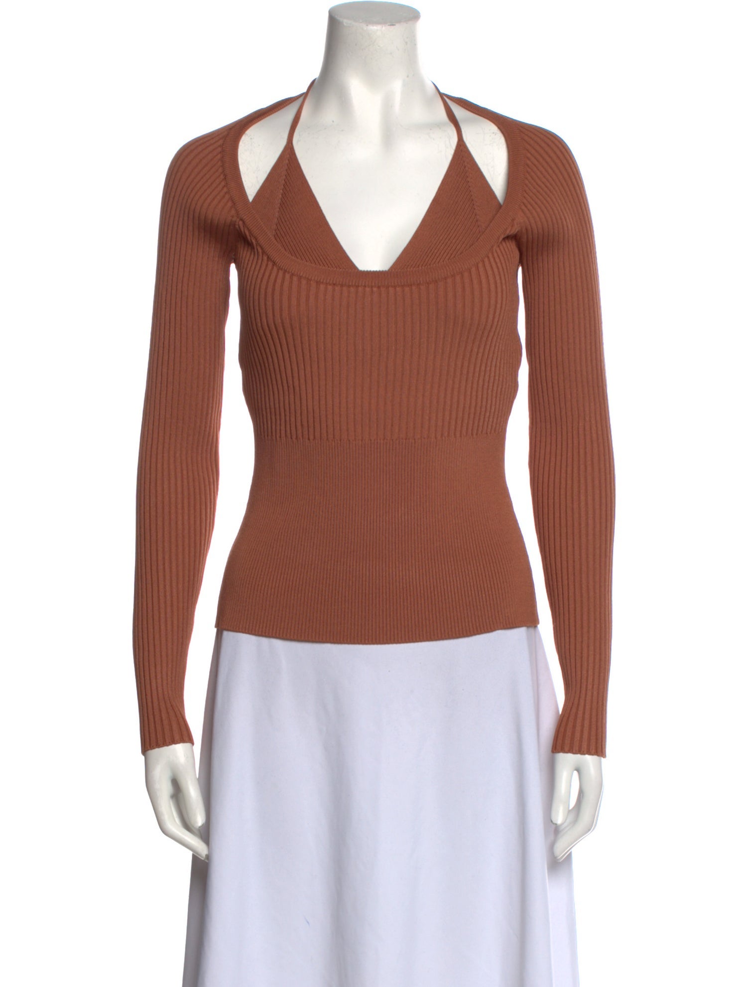 Jonathan Simkhai Cowl Neck Long Sleeve Top w/ Tags - Neutrals Tops ...