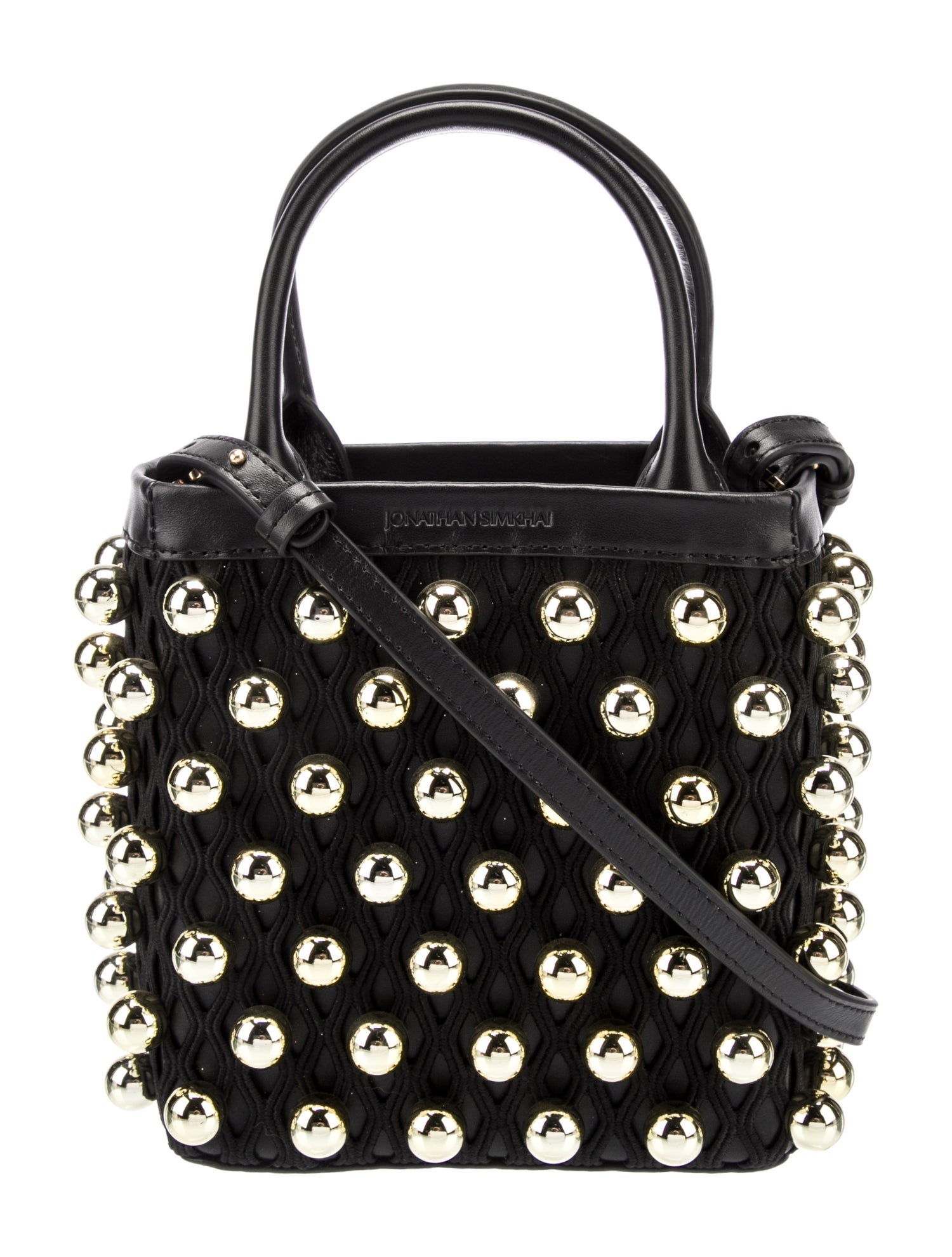 Jonathan Simkhai Leather Handle Bag - Black Handle Bags, Handbags ...