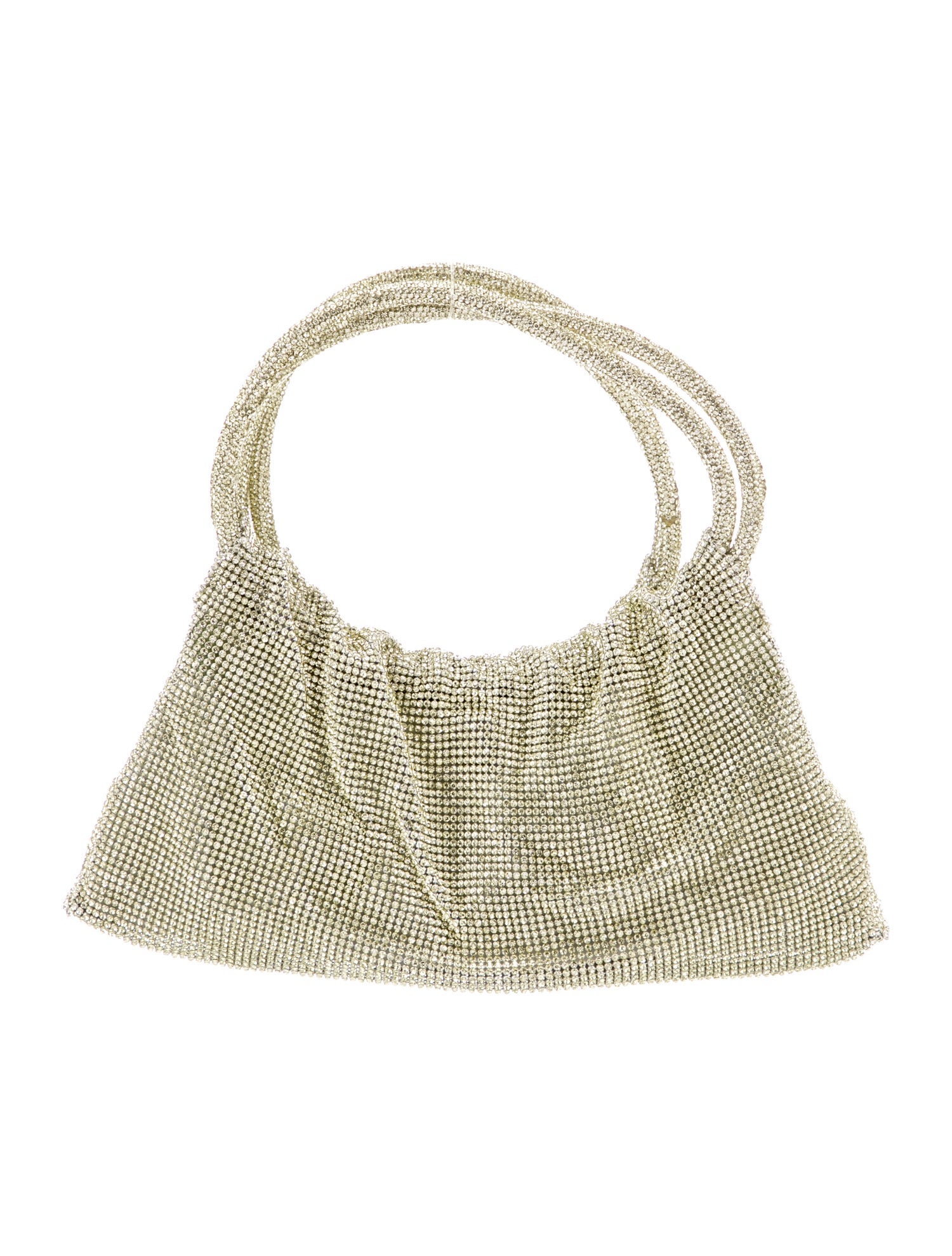 Jonathan Simkhai Crystal Embellished Strass Evening Bag - Green Evening ...